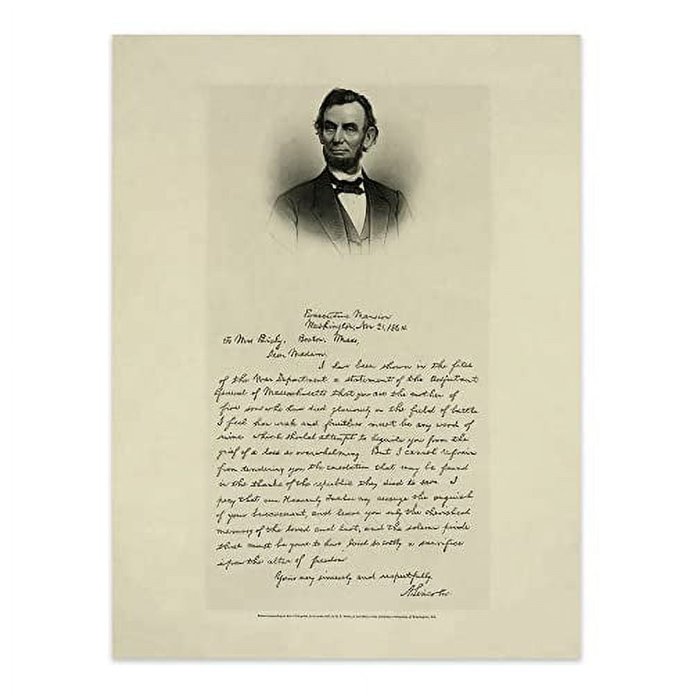 HISTORIX Vintage 1892 Abraham Lincoln Photo Print - 18x24 Inch Vintage ...