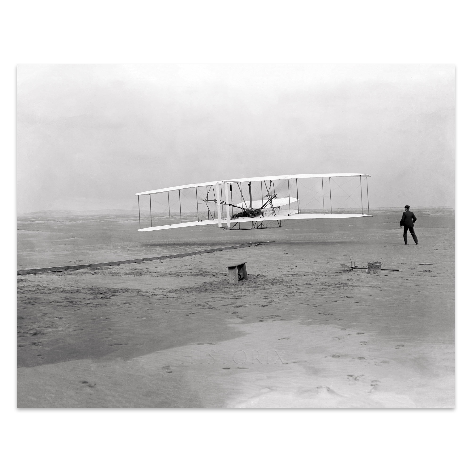 HISTORIX Vintage 1903 First Flight Photo Print - Vintage Photo of The ...