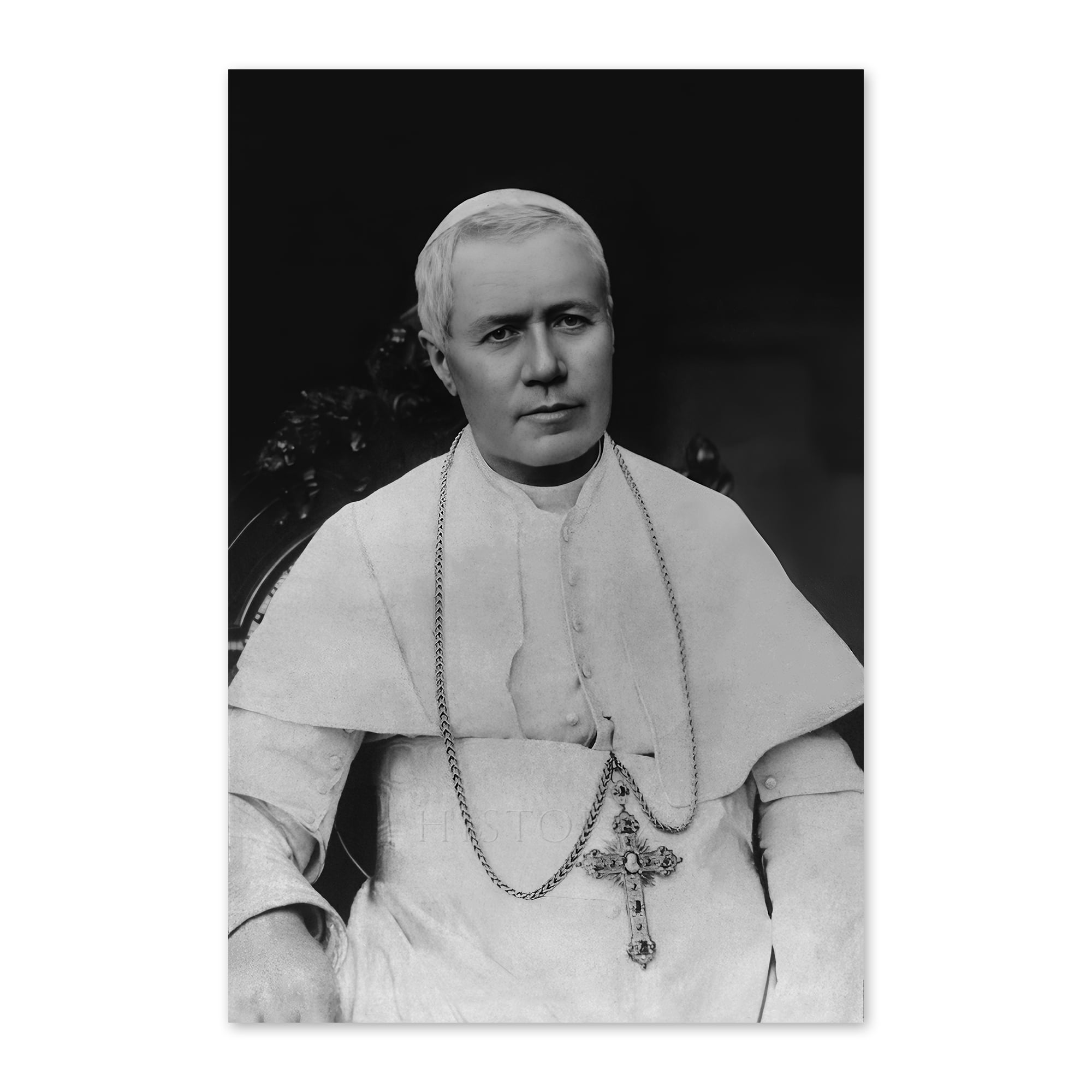 HISTORIX Vintage 1914 Pope St Pius X Photo Print - Vintage Portrait ...