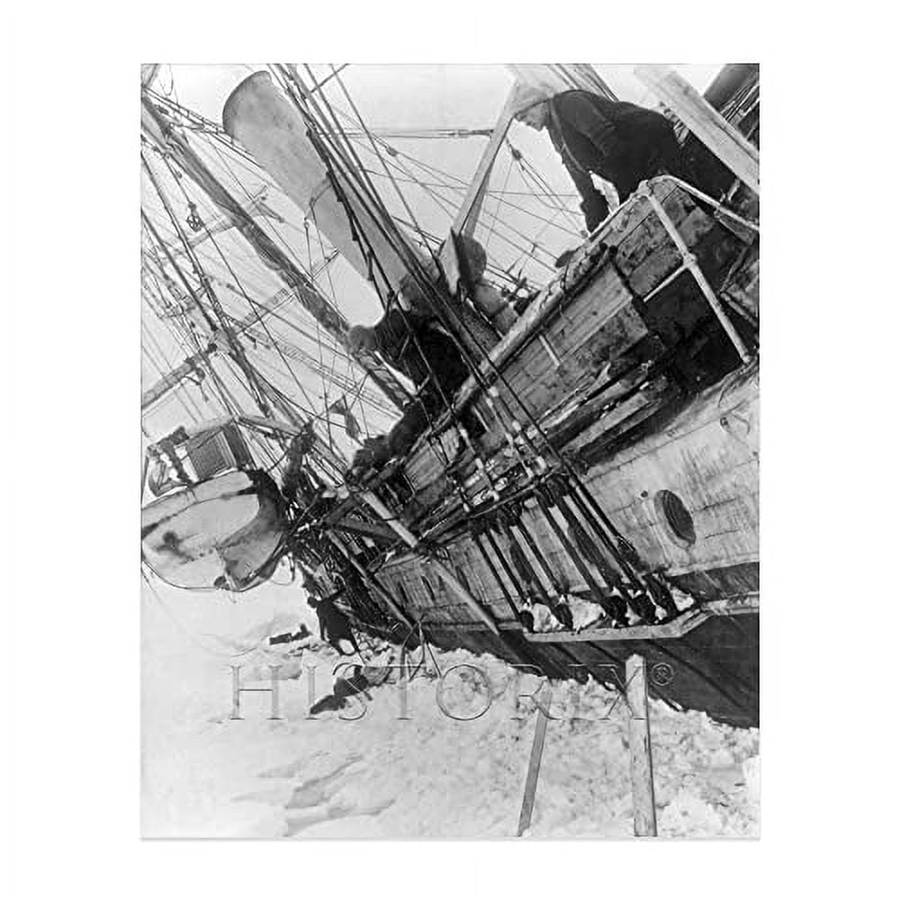 HISTORIX Vintage 1916 Ernest Shackleton's Antarctic Endurance Expedition Photo Print - 24x30 ...