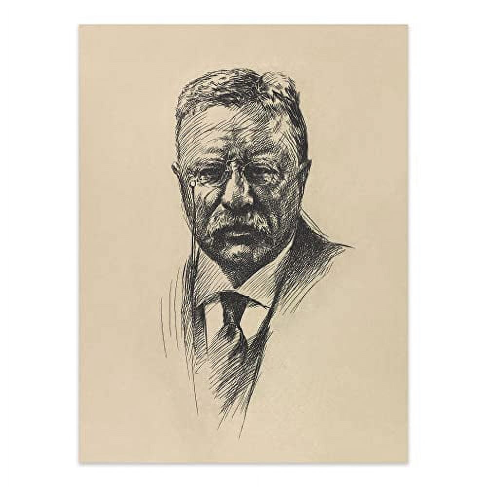 HISTORIX Vintage 1919 Theodore Roosevelt Bust Portrait Photo - 18x24 ...
