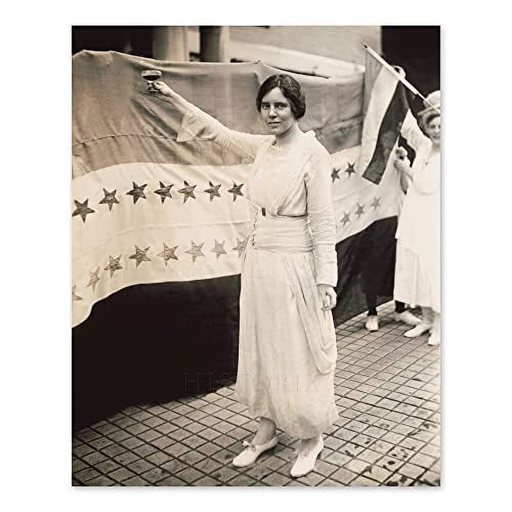 HISTORIX Vintage 1920 Alice Paul Portrait Photo - 8x10 Inch Alice Paul Vintage Poster Print ...
