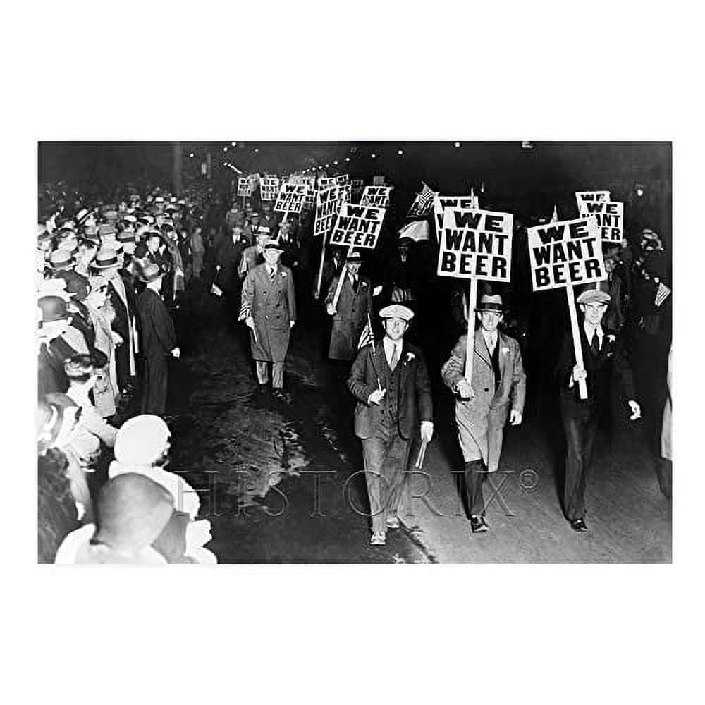 HISTORIX Vintage 1931 Labor Union Anti Prohibition Protest Print Photo ...