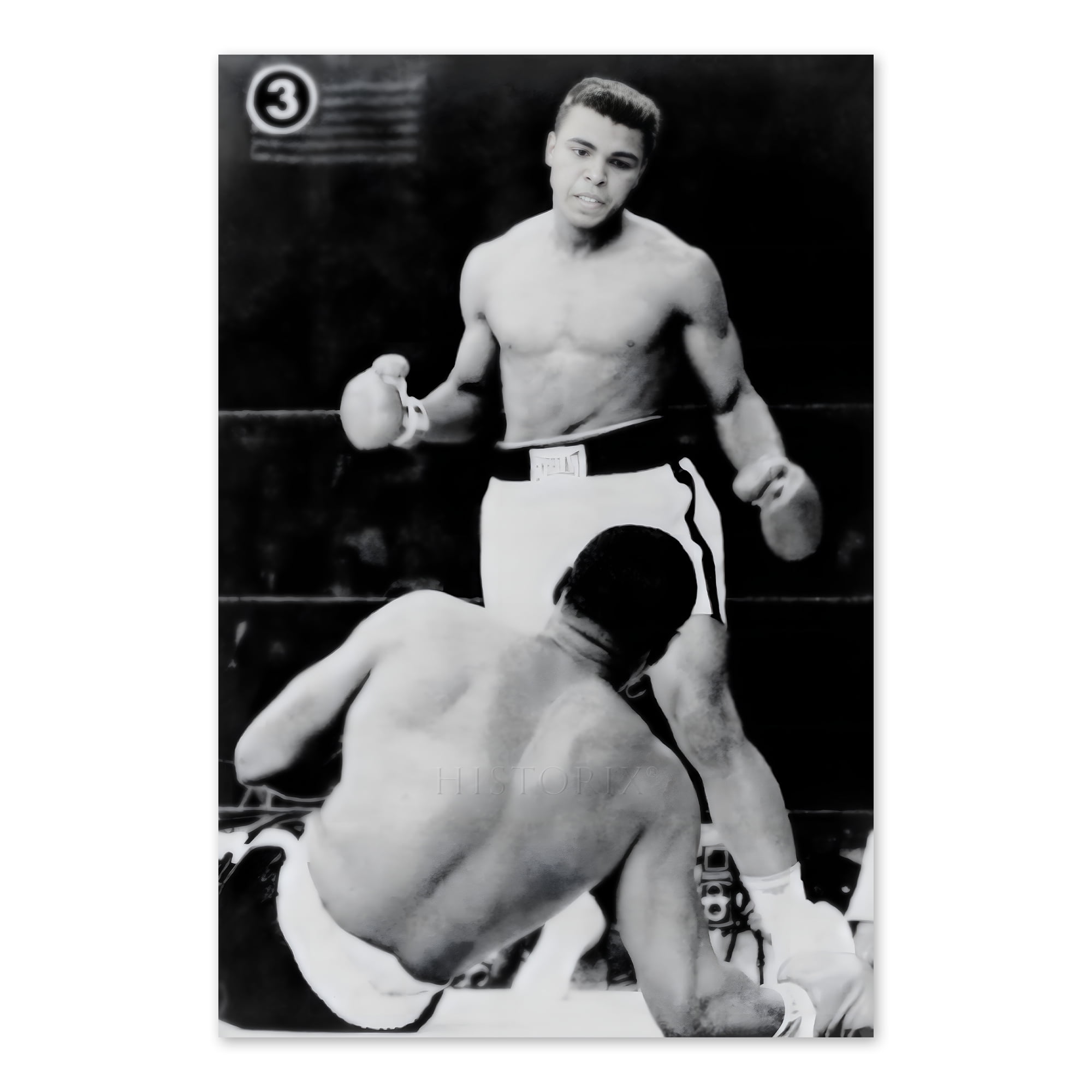 HISTORIX Vintage 1934 Muhammad Ali VS Sonny Liston Poster Photo - Old ...