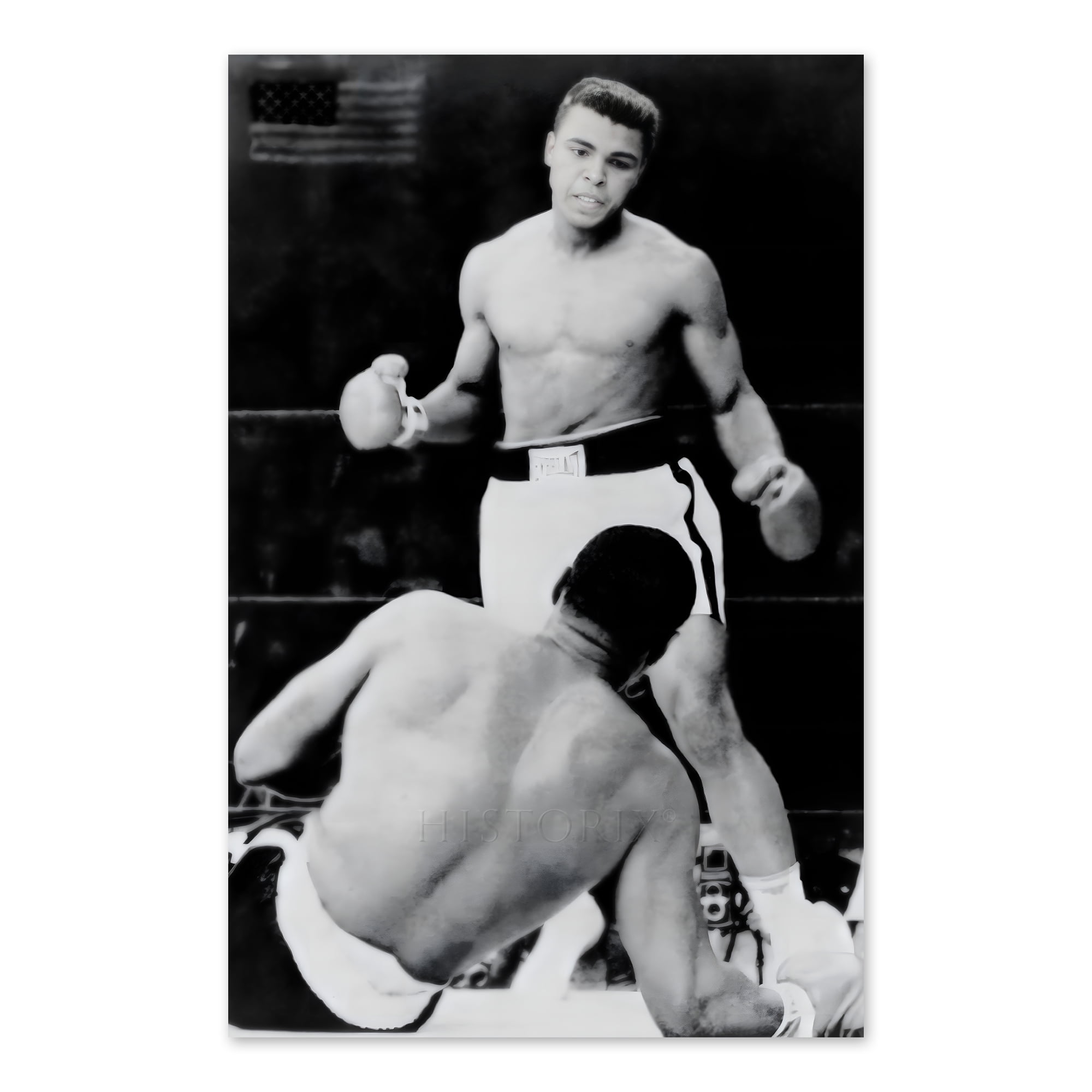 HISTORIX Vintage 1934 Muhammad Ali VS Sonny Liston Poster Photo - Old ...