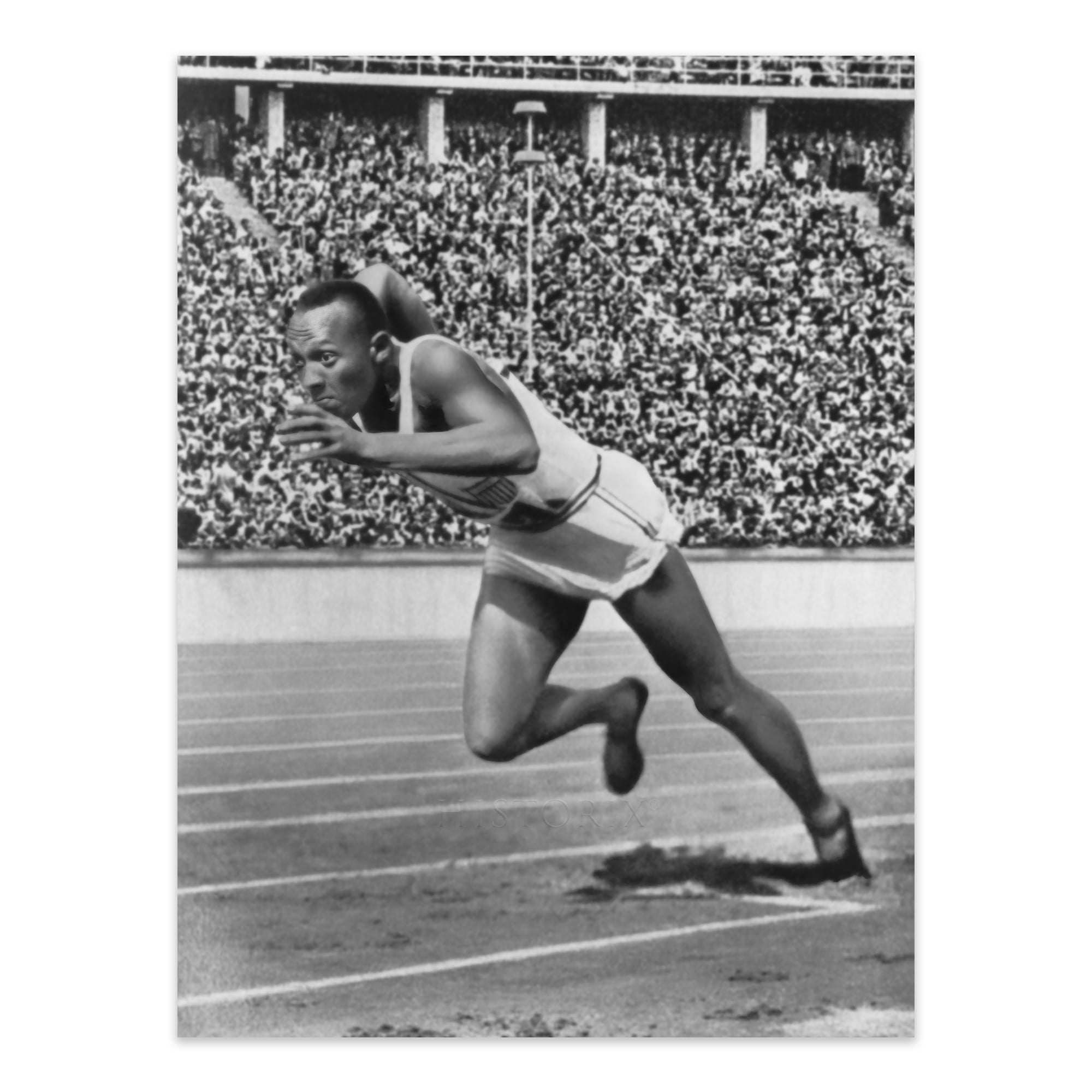HISTORIX Vintage 1936 Jesse Owens Photo Print - Old Photo of Jesse ...