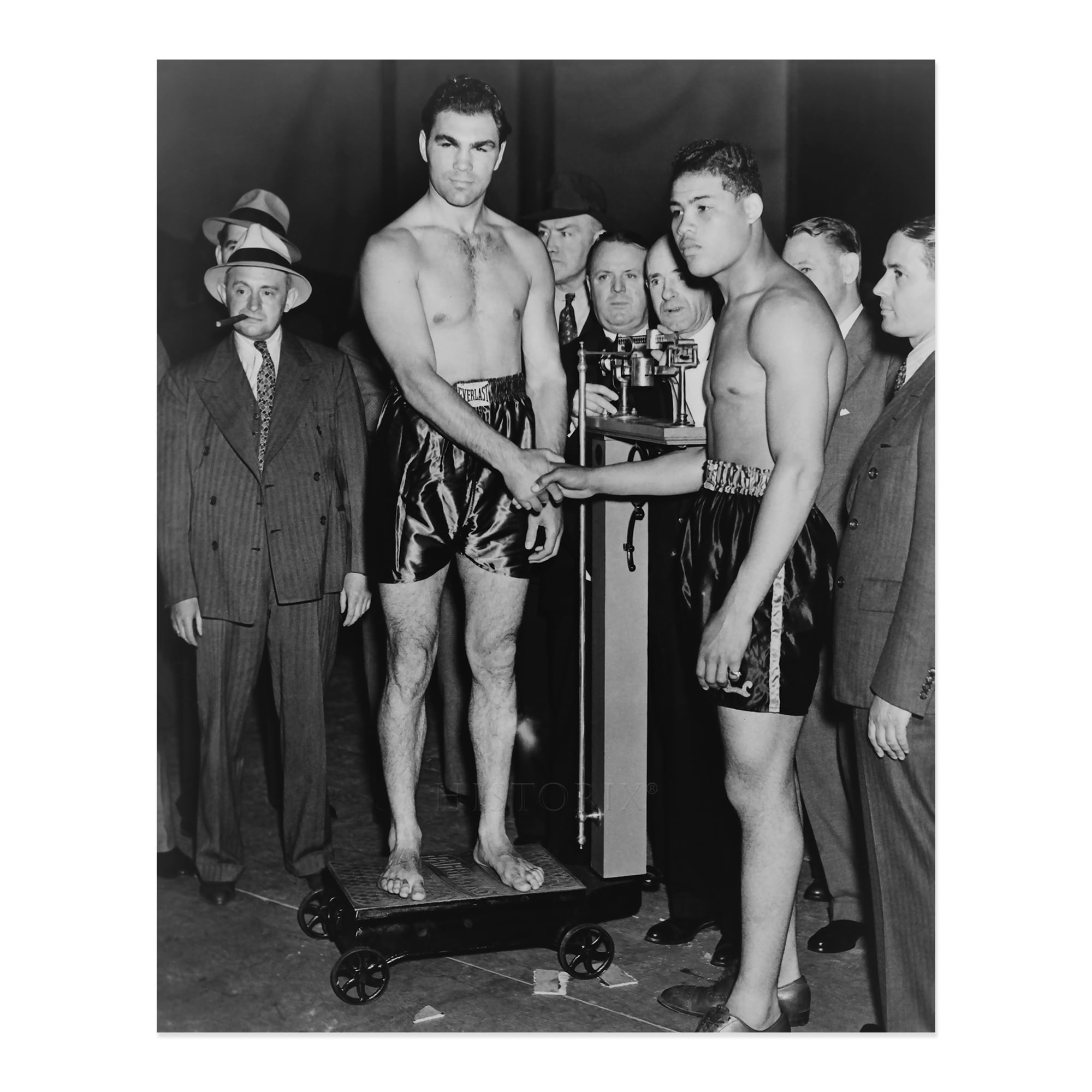 HISTORIX Vintage 1936 Joe Louis & Max Schmeling Photo Print - Old Photo ...