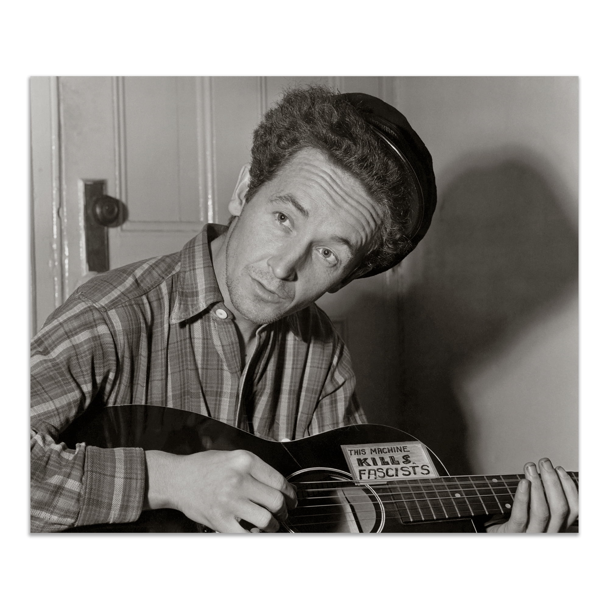 HISTORIX Vintage 1943 Woody Guthrie Photo Print - Vintage Portrait ...