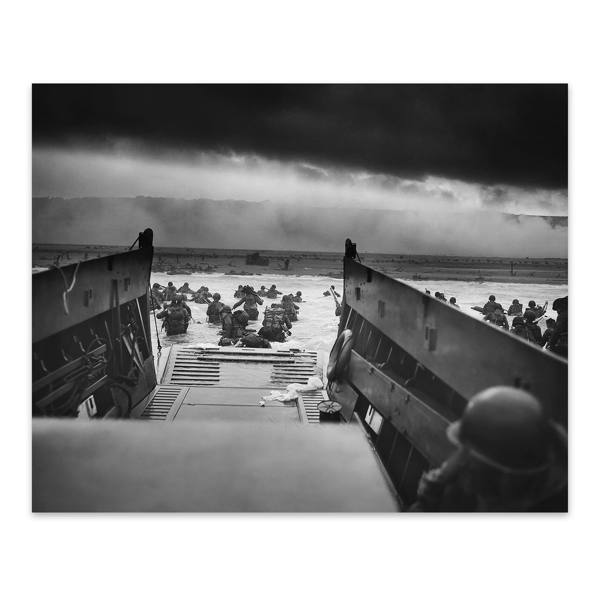 HISTORIX Vintage 1944 Into The Jaws of Death Photo Print - Vintage ...