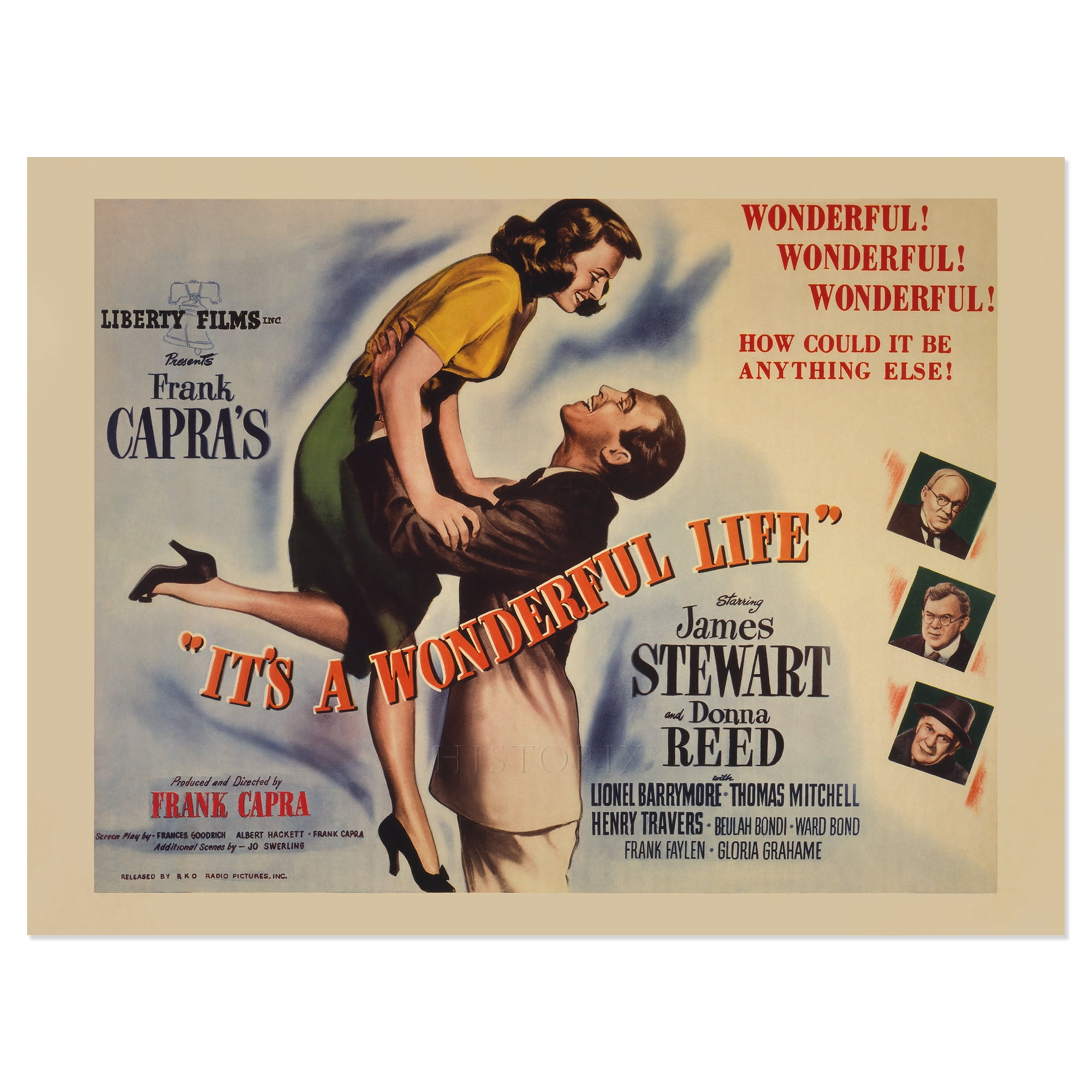 HISTORIX Vintage 1946 It's A Wonderful Life Poster Matte Print - Old ...