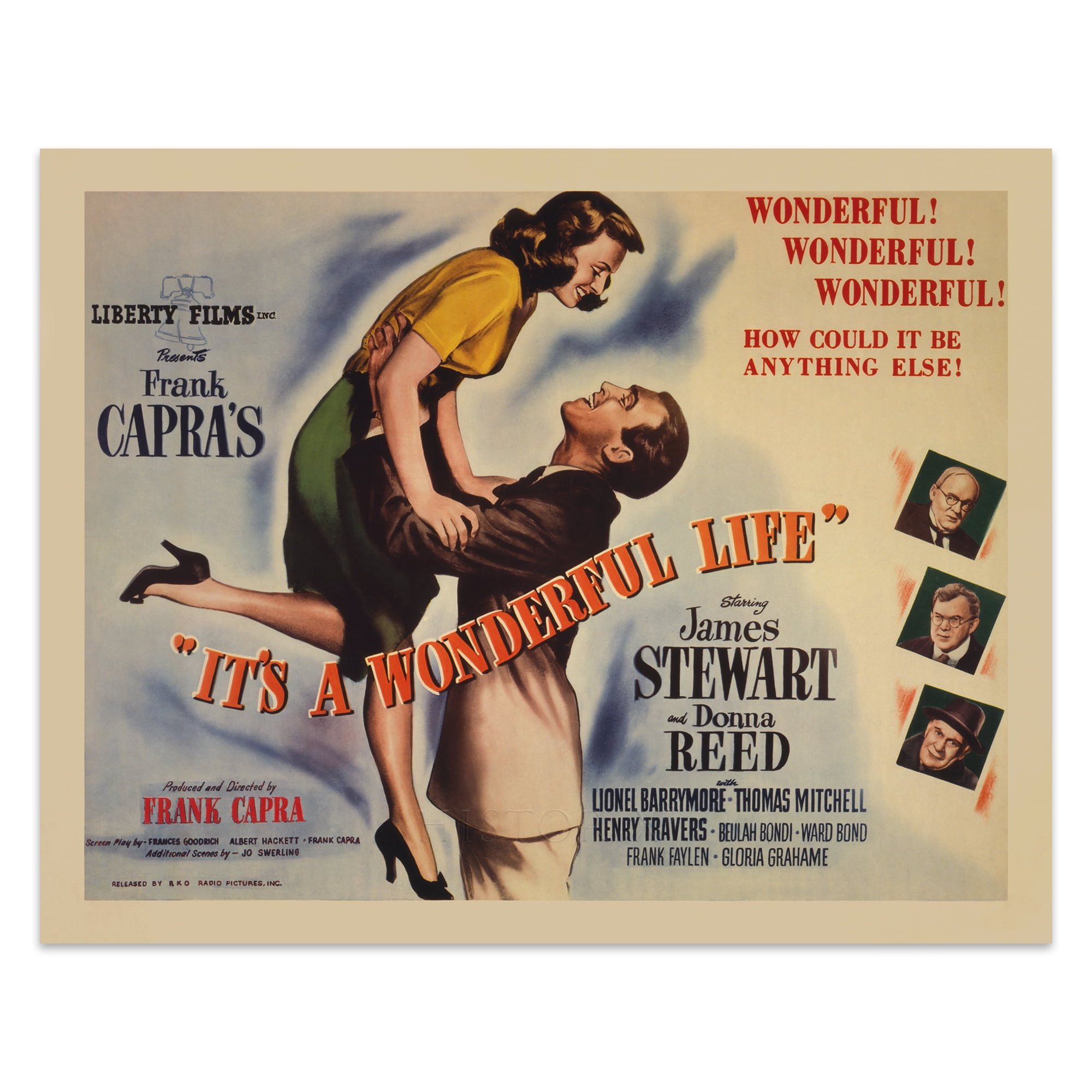 HISTORIX Vintage 1946 It's A Wonderful Life Poster Matte Print - Old ...