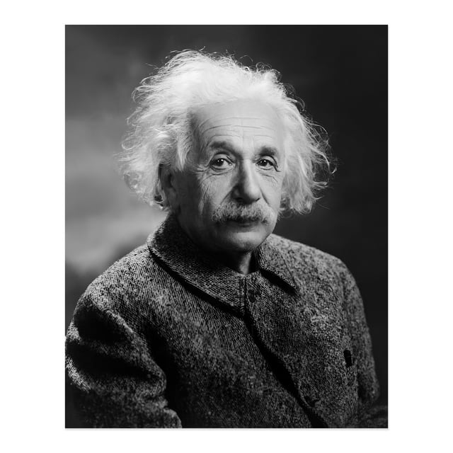 HISTORIX Vintage 1947 Albert Einstein Photo Print - Vintage Portrait ...