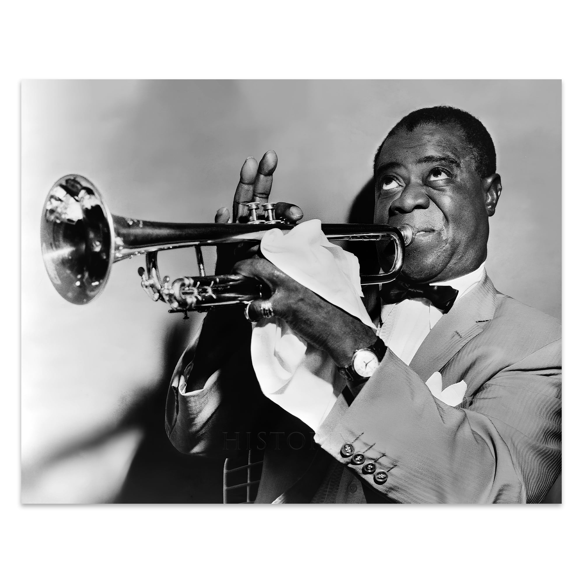 HISTORIX Vintage 1953 Louis Armstrong Photo Print - Vintage Portrait ...