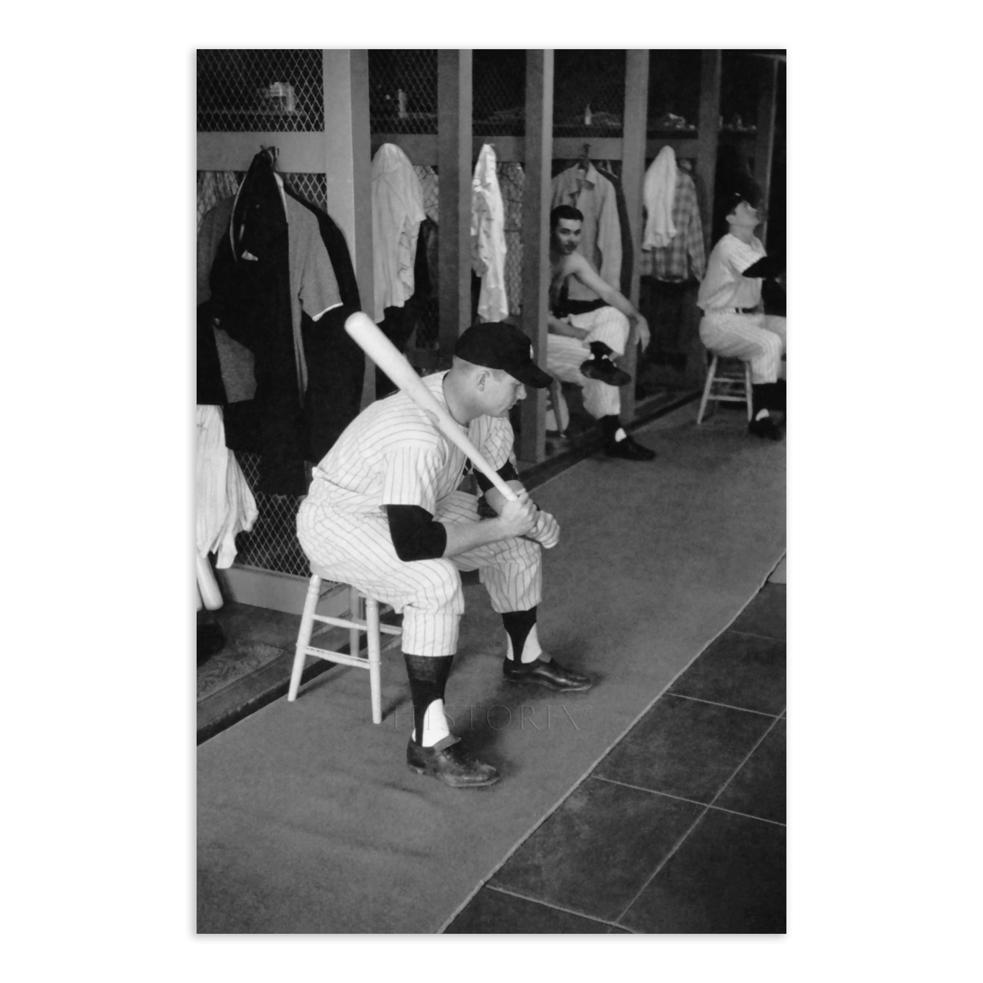 HISTORIX Vintage 1956 Mickey Mantle Photo Print - Old Photo of New York ...