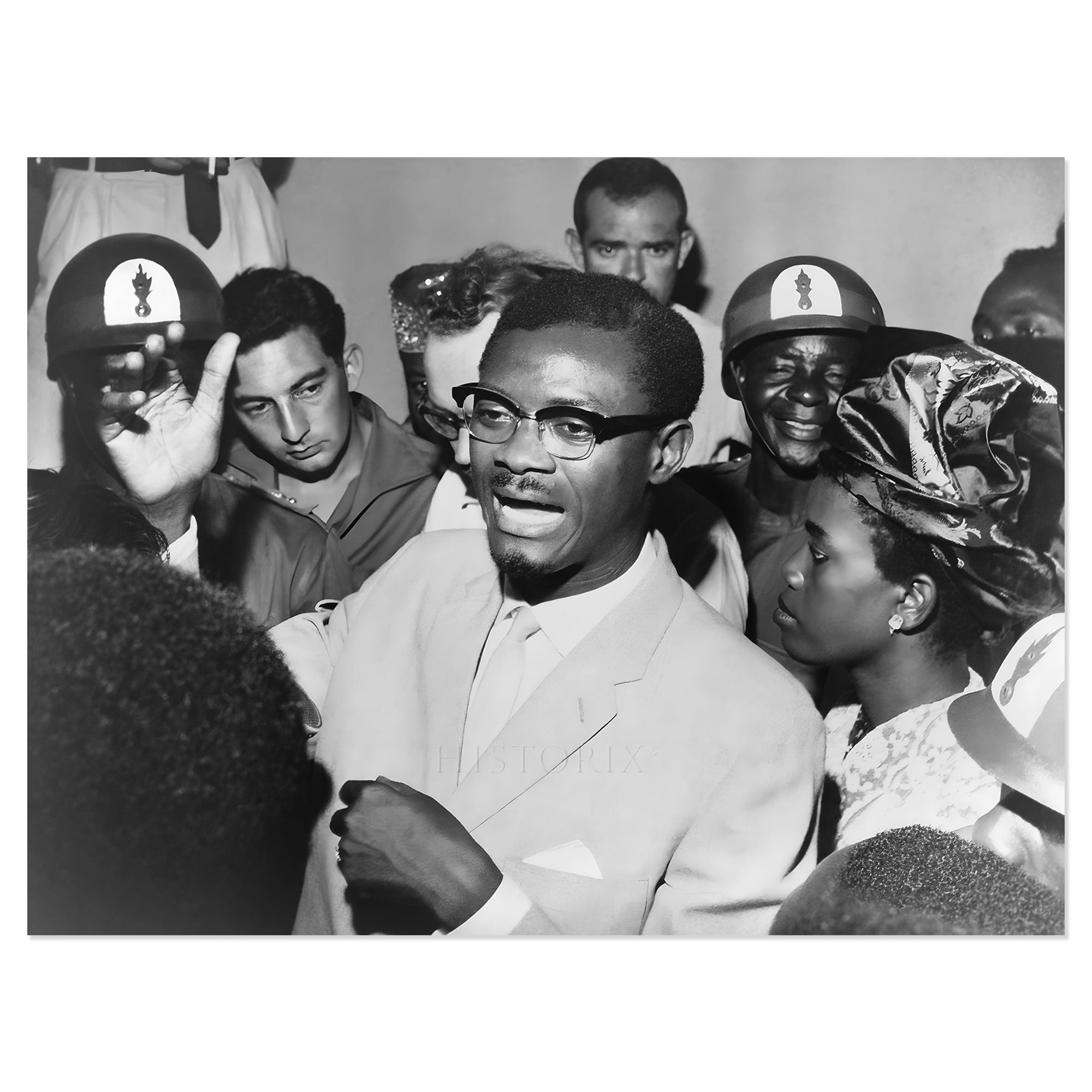 HISTORIX Vintage 1960 Patrice Lumumba Photo Print - Vintage Photo of ...