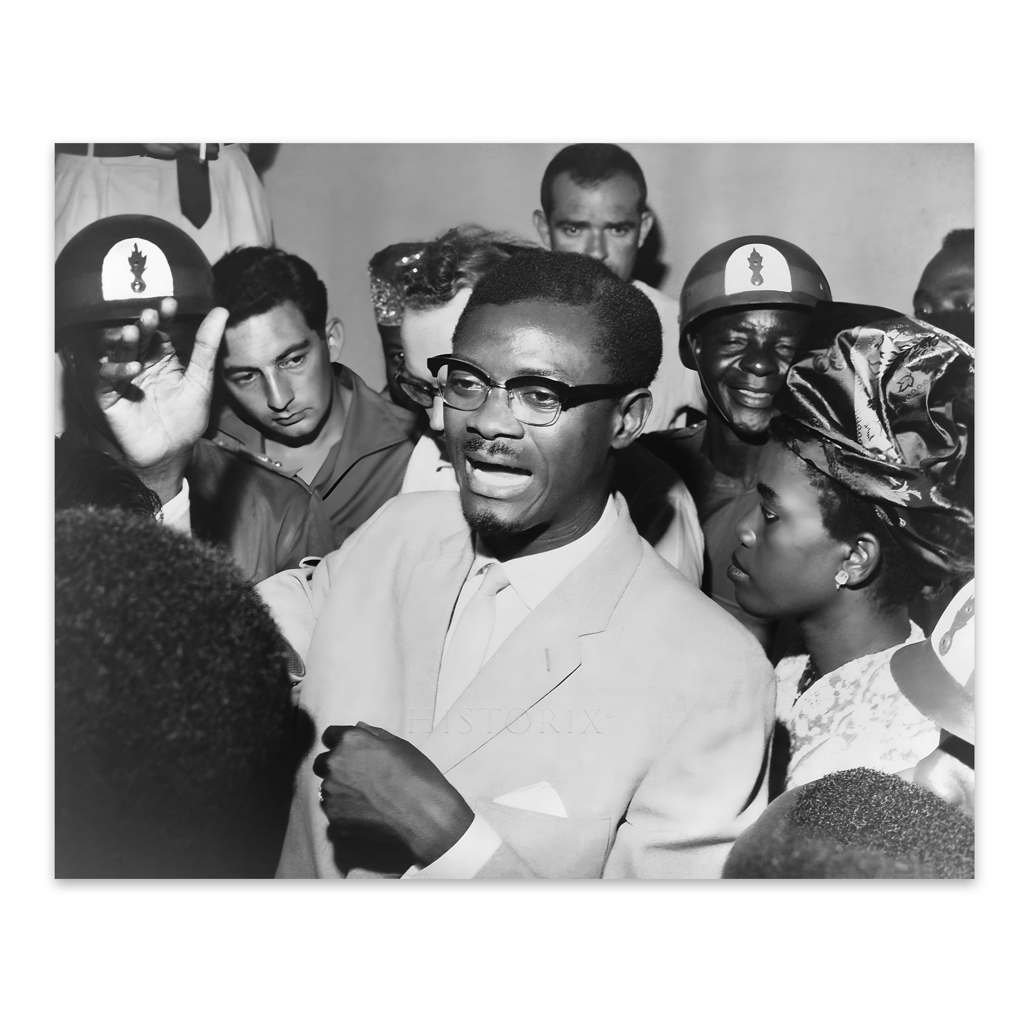HISTORIX Vintage 1960 Patrice Lumumba Photo Print - Vintage Photo of ...