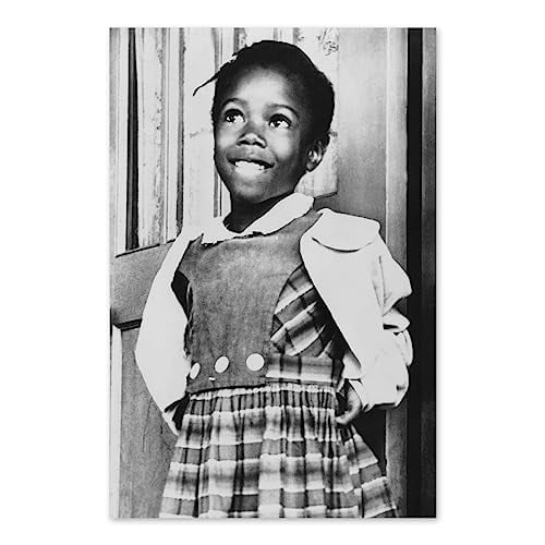 HISTORIX Vintage 1960 Ruby Bridges Poster Photo - 8x12 Inch Vintage Photo of Six-Year-Old Black ...