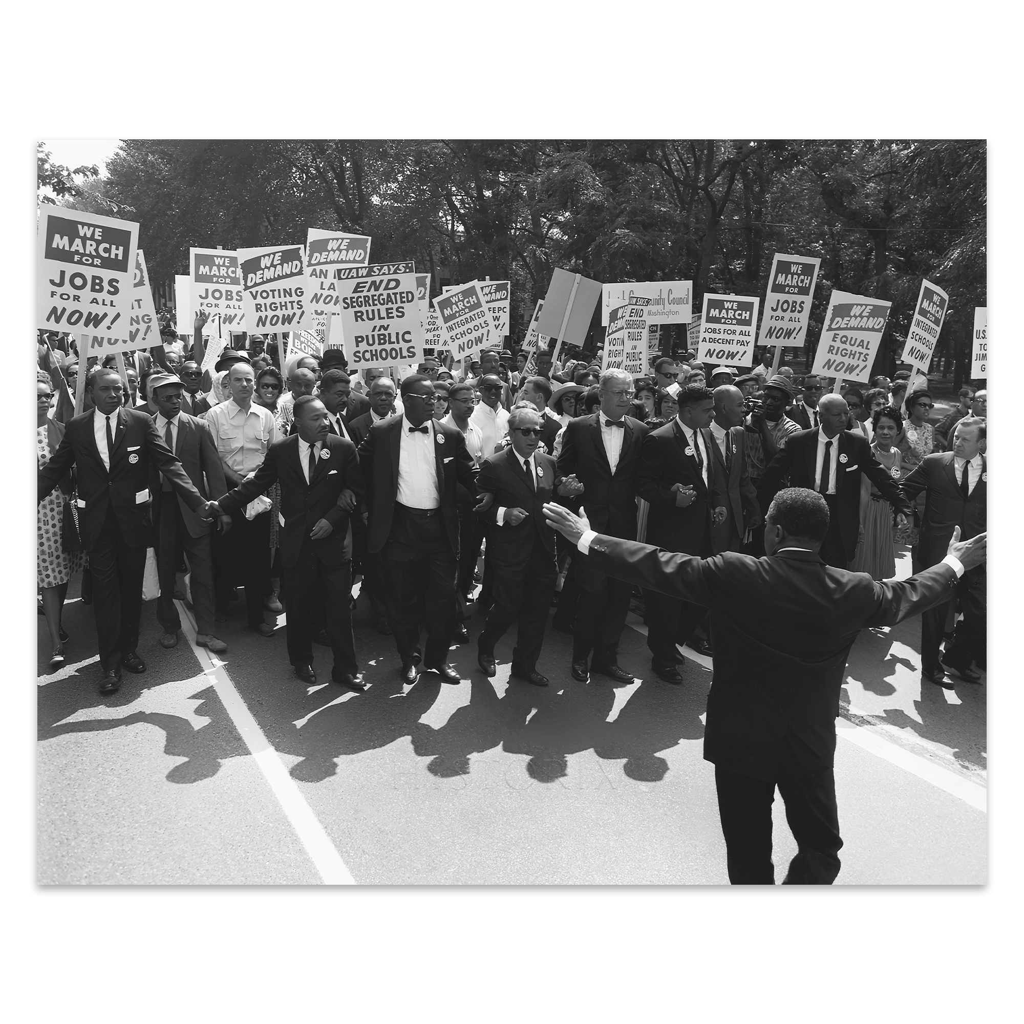 HISTORIX Vintage 1963 Civil Rights Leaders Photo Print - The Head of ...