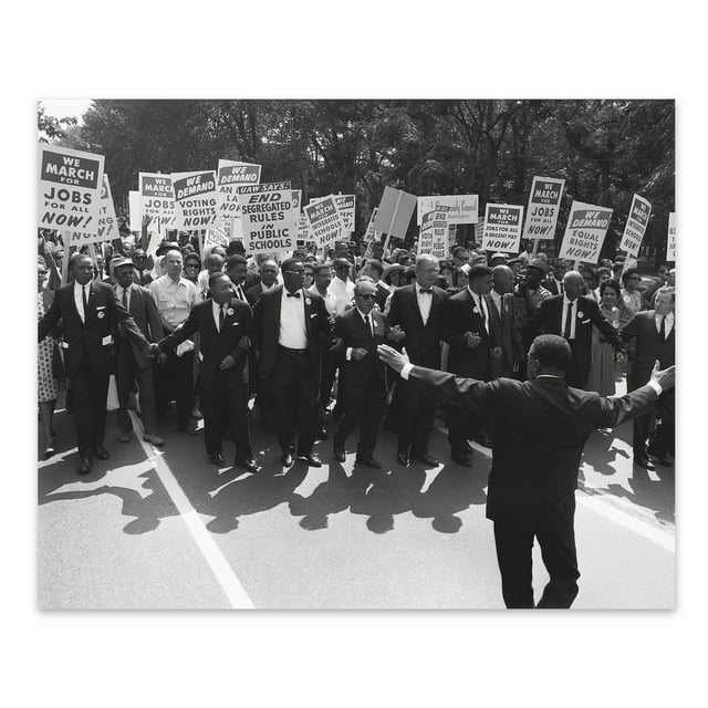 HISTORIX Vintage 1963 Civil Rights Leaders Photo Print - The Head of ...