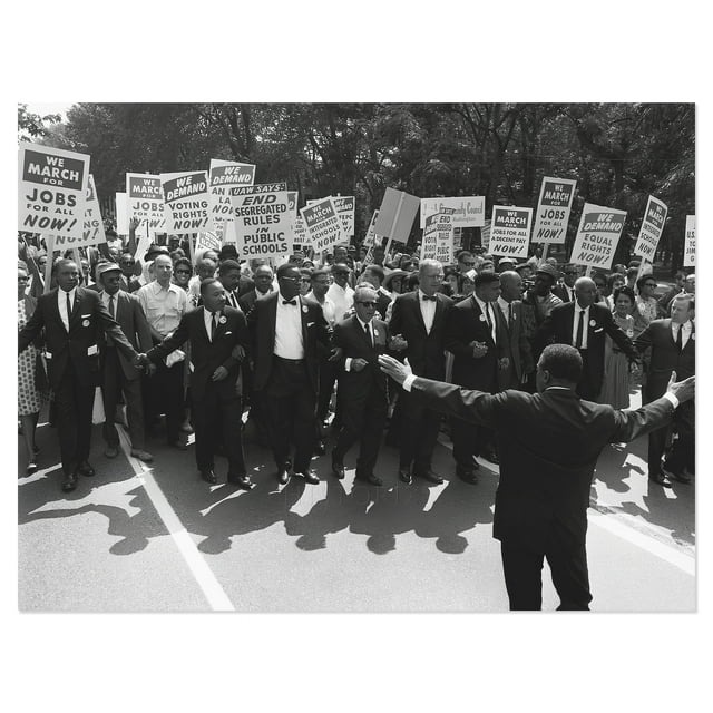 HISTORIX Vintage 1963 Civil Rights Leaders Photo Print - The Head of ...