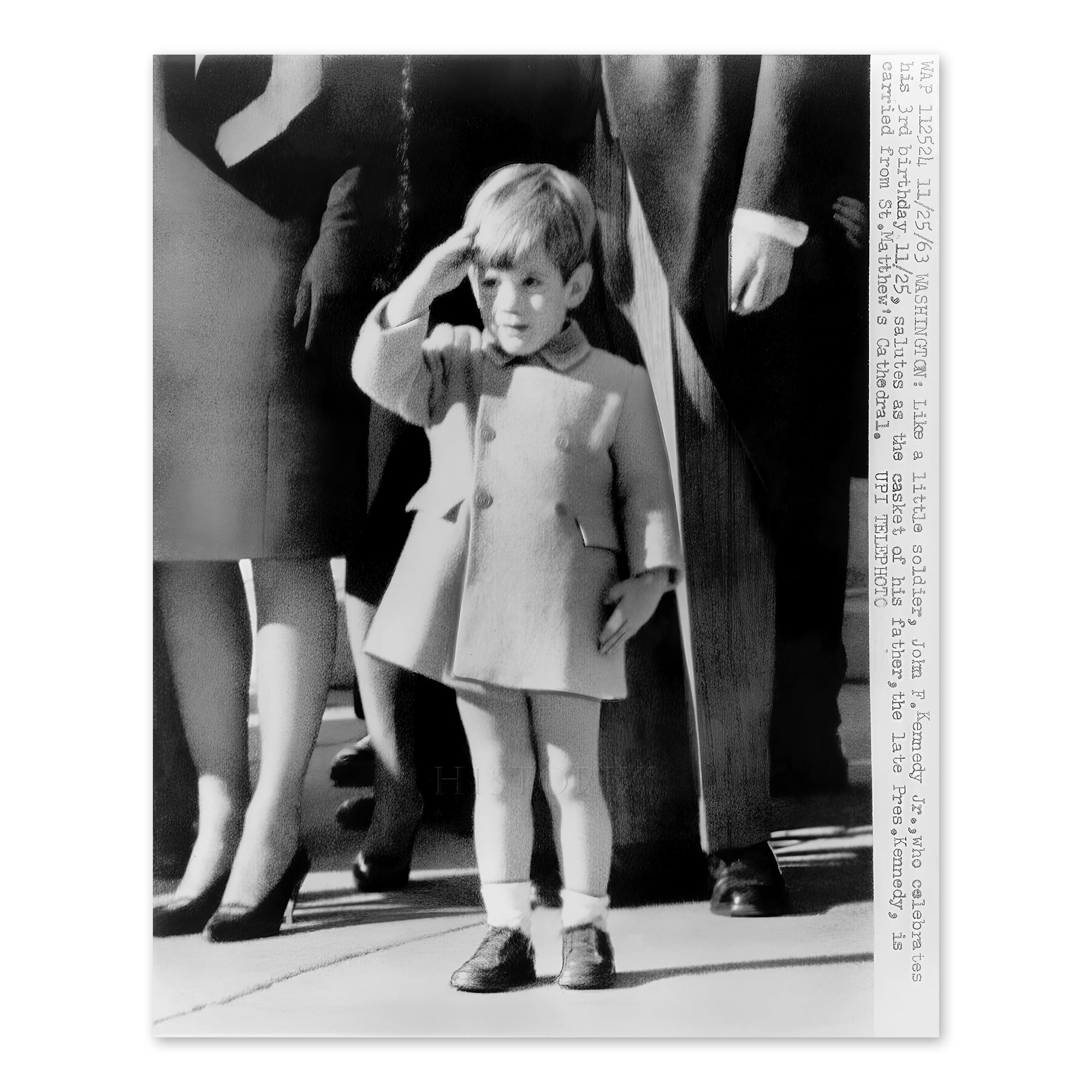 HISTORIX Vintage 1963 John F Kennedy Jr Photo Print - Vintage Photo of ...
