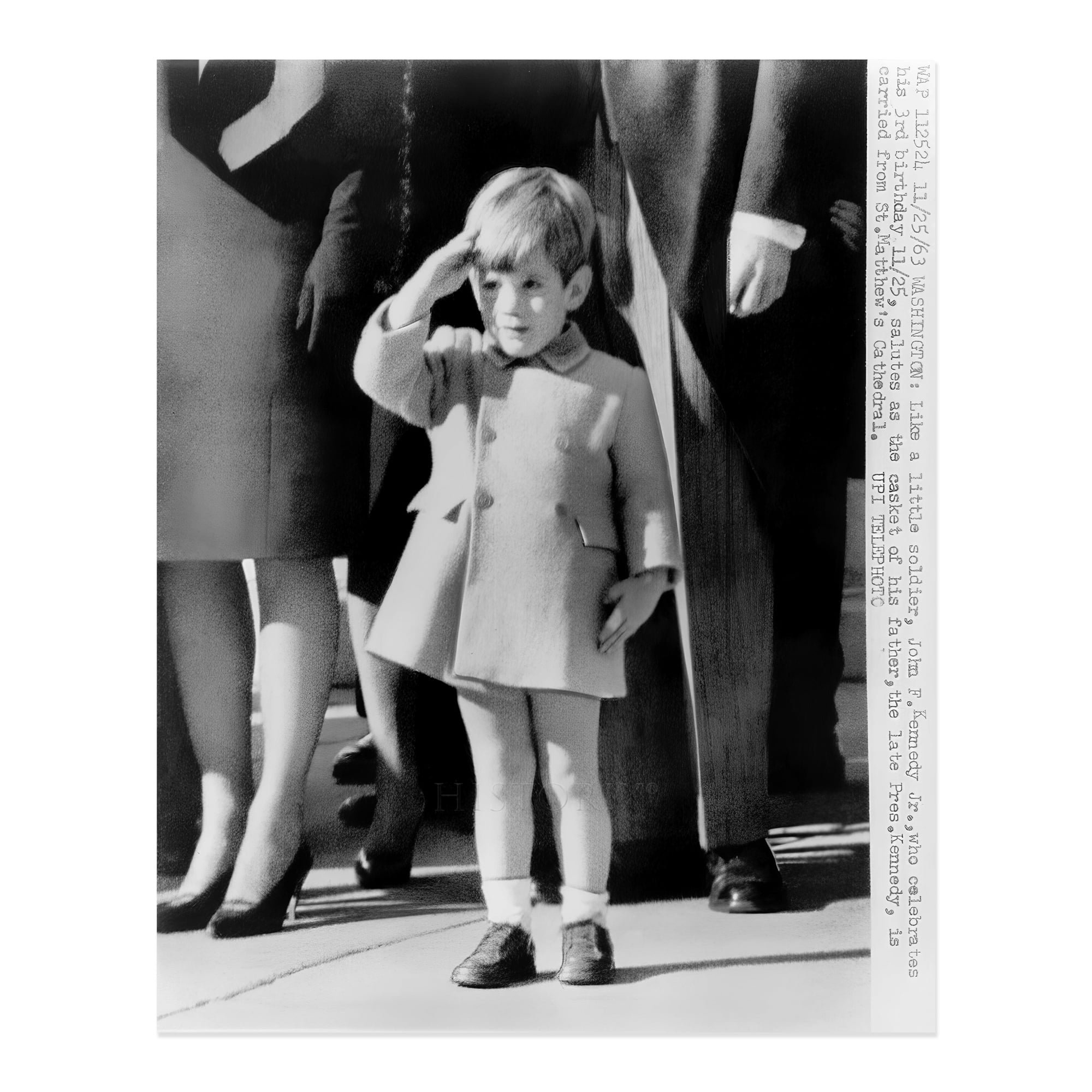 HISTORIX Vintage 1963 John F Kennedy Jr Photo Print - Vintage Photo of ...