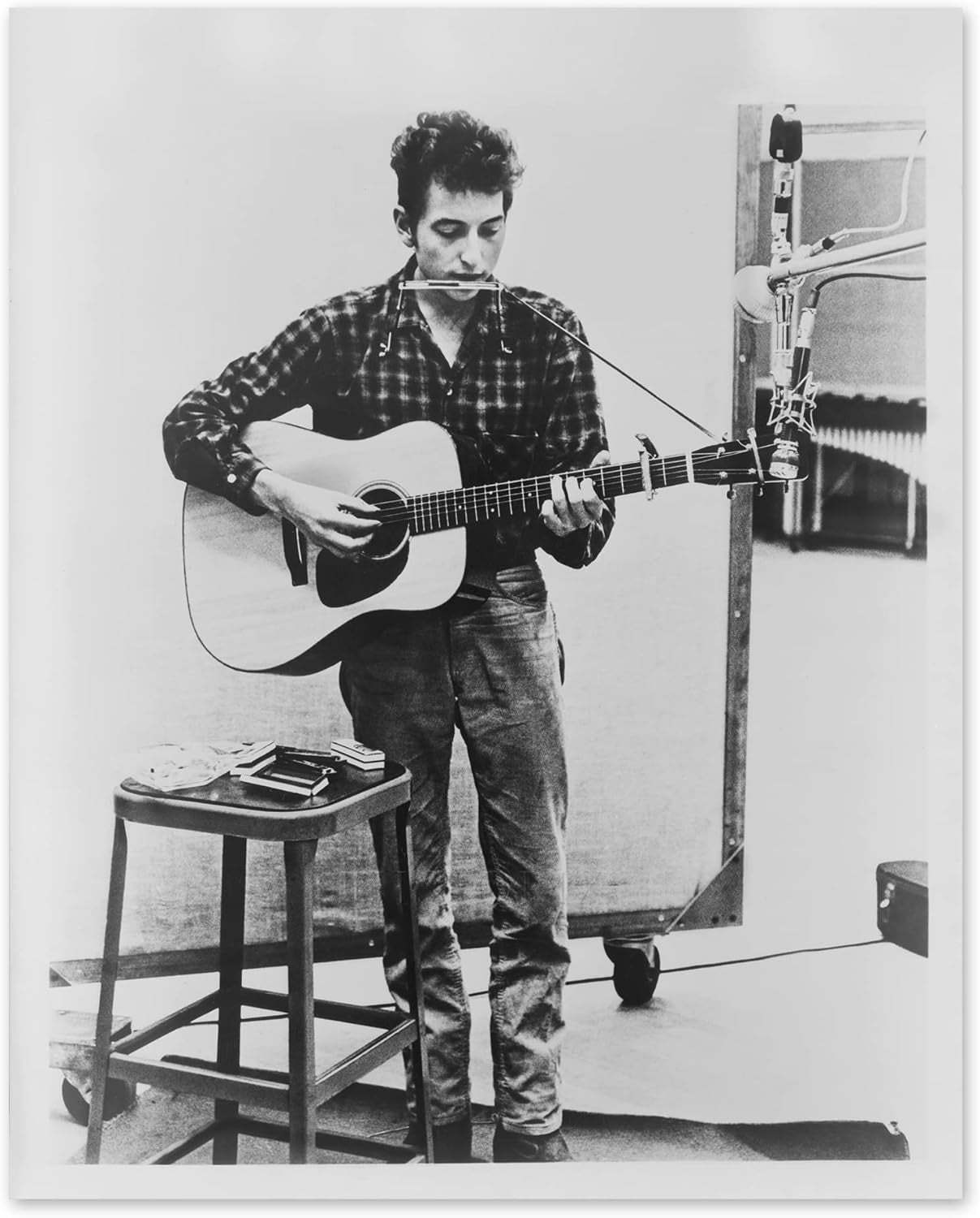 HISTORIX Vintage 1965 Bob Dylan Self Portrait Photo Print - 8x10 Inch ...