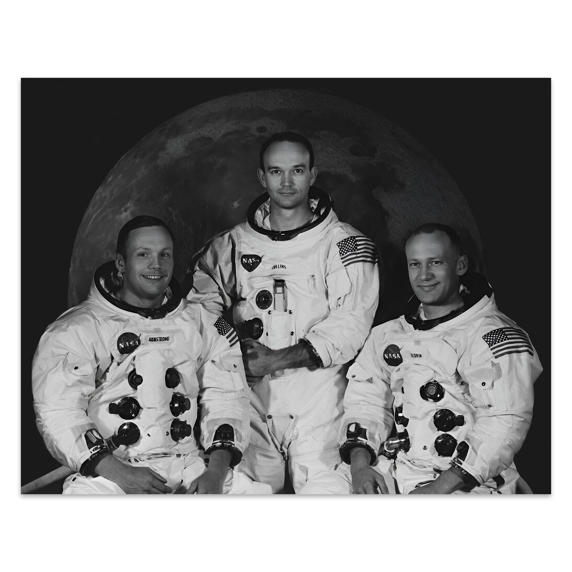 HISTORIX Vintage 1969 Apollo 11 Crew Photo Print - Old Photo of Apollo ...