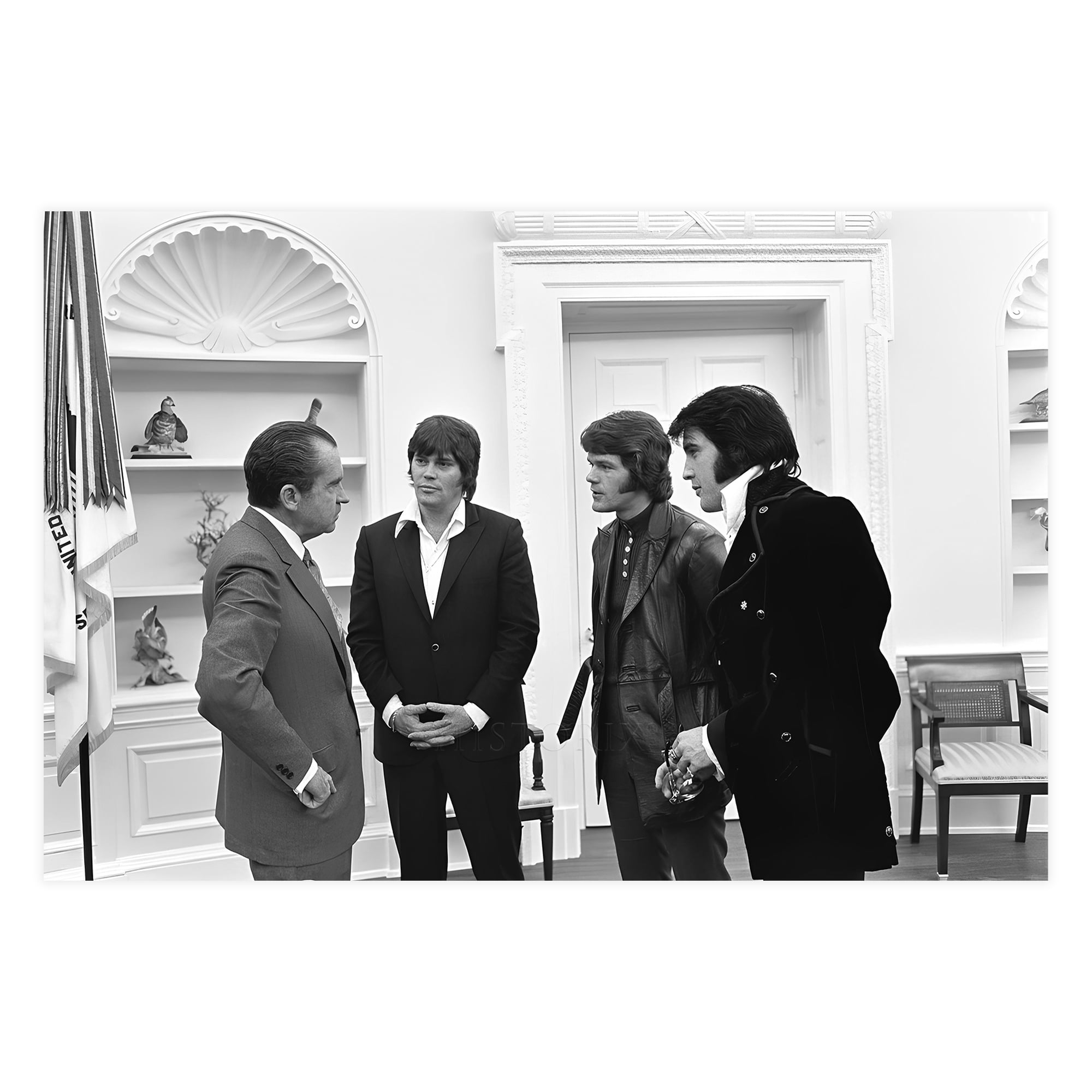 HISTORIX Vintage 1970 President Richard Nixon Photo Print - Old Photo ...