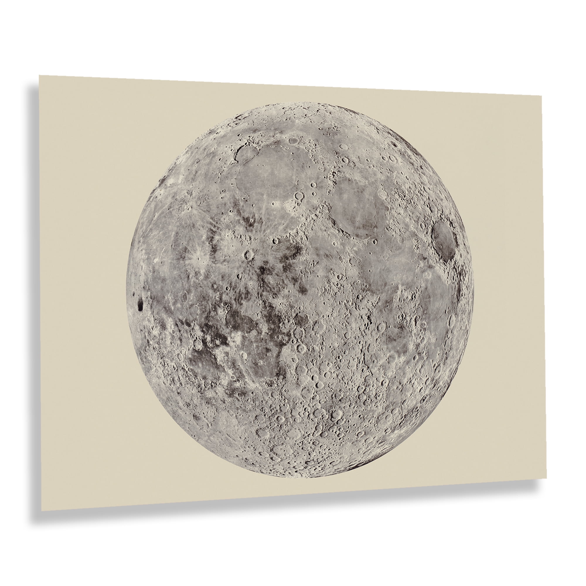 HISTORIX Vintage 1971 Surface of The Moon Map Poster - Vintage Map of ...