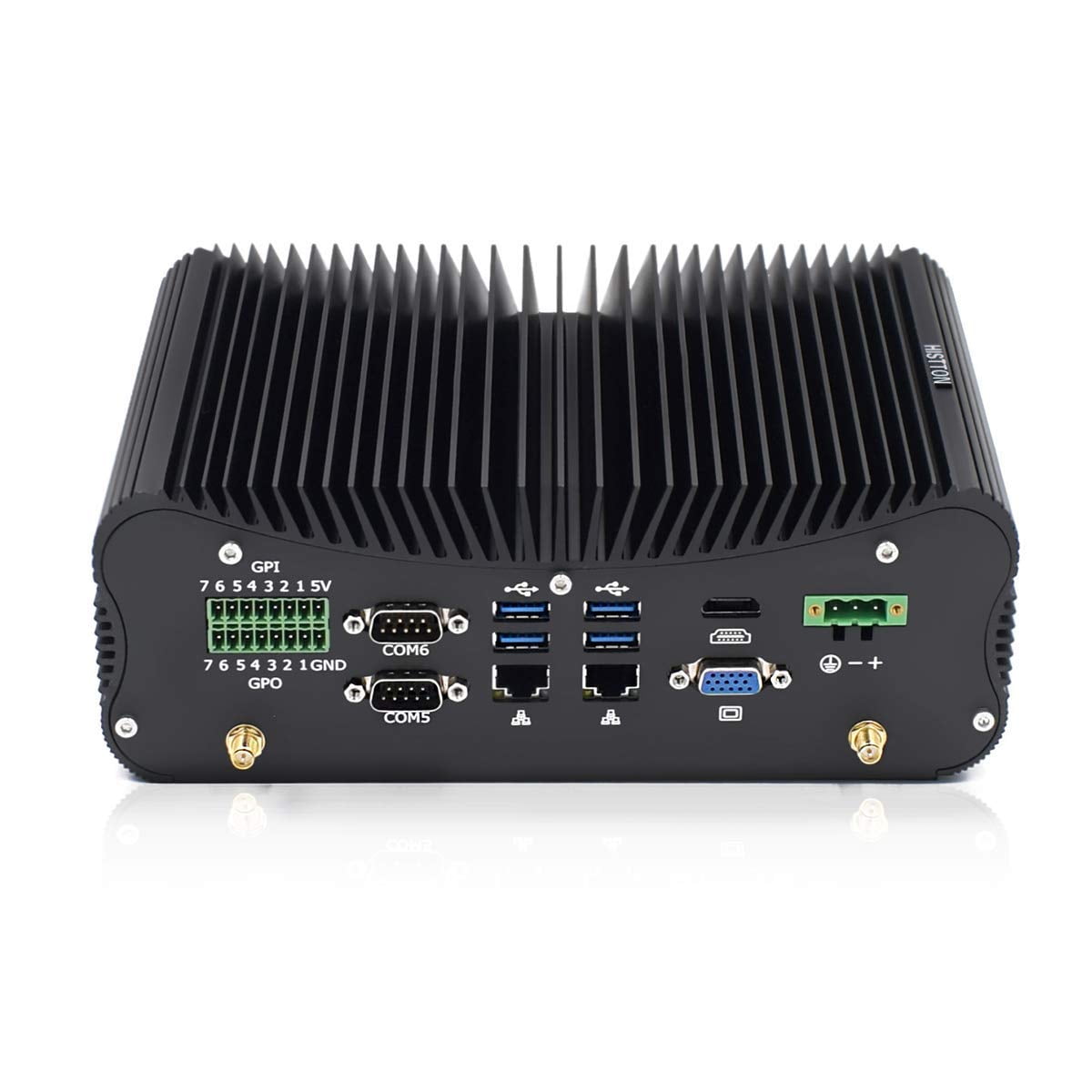 HISTTON Fanless Mini PC Industrial Mini Computer Windows 10 Pro, Intel ...