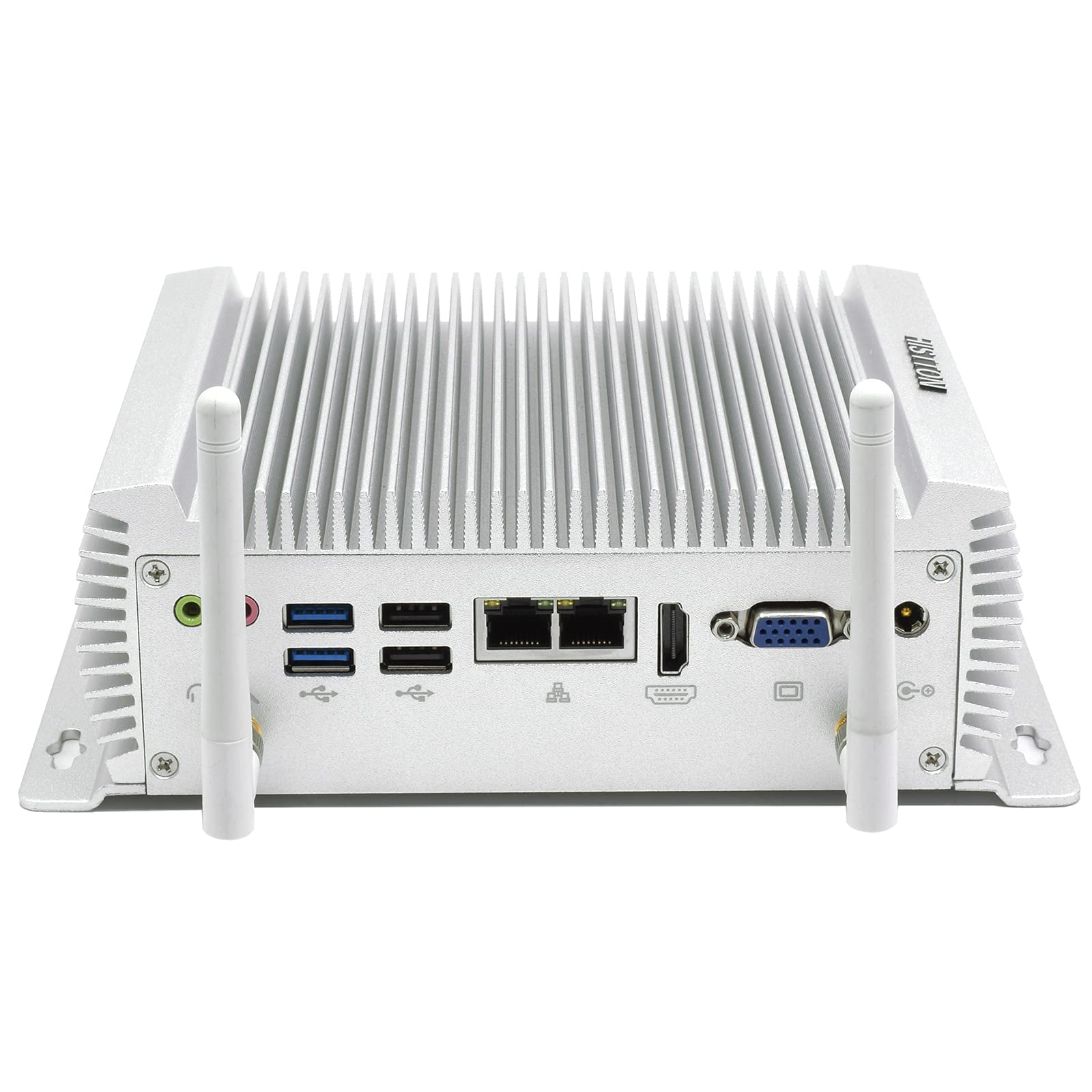 HISTTON Fanless PC, Industrial PC Core i7-4500U DDR3 4GB RAM 64GB SSD, Mini PC Windows 10 /Linux ...