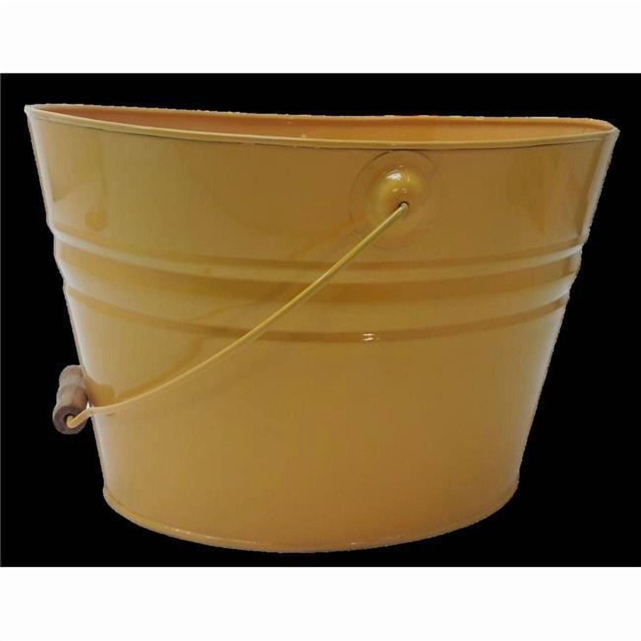 HIT Enameled Galvanized Steel Fun Pail-Bucket-Planter, Hot Pink ...