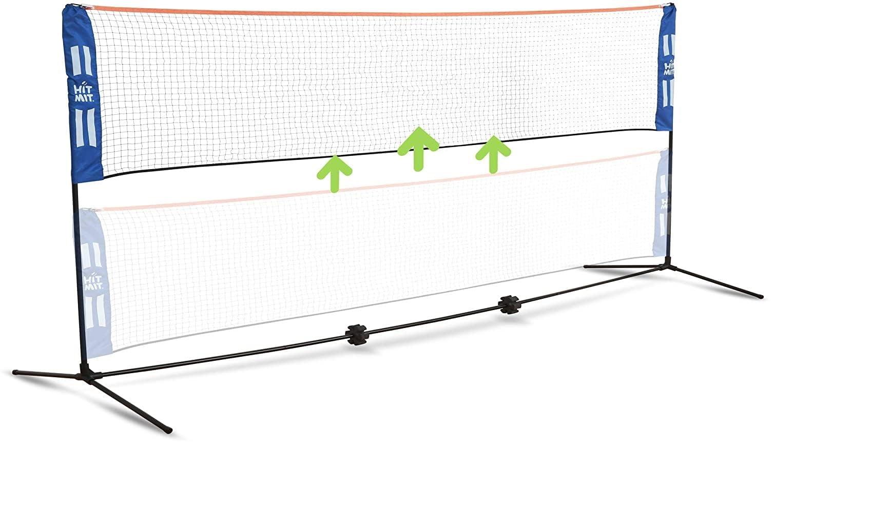 HIT MIT Adjustable Height Portable Badminton Net Set - Multi Sport ...