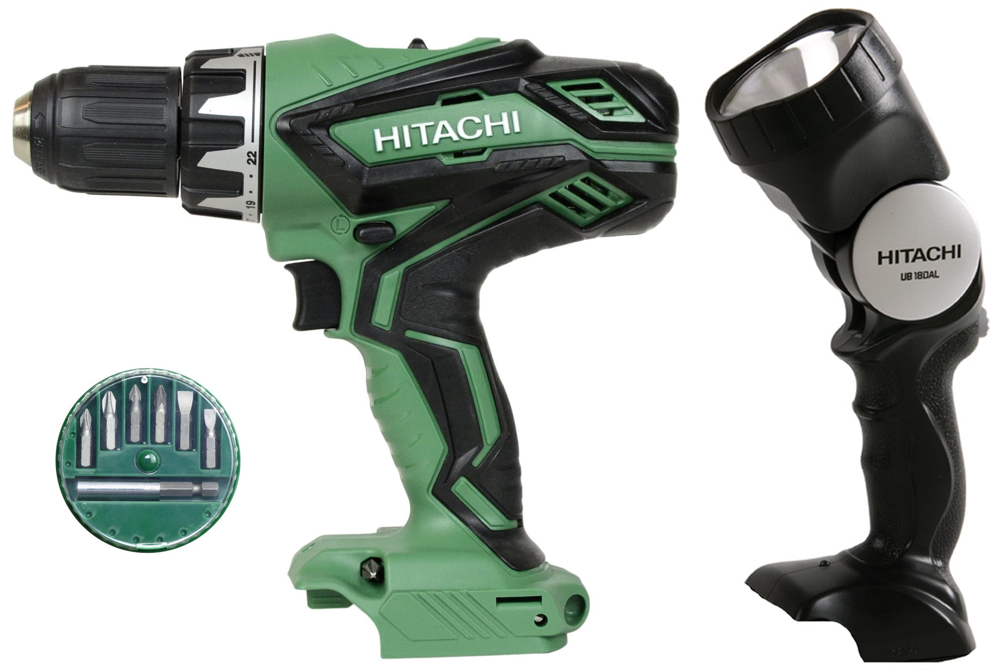 HITACHI DS18DGL TOOL ONLY Factory Reconditioned 18V 1/2" Cordless 18 ...
