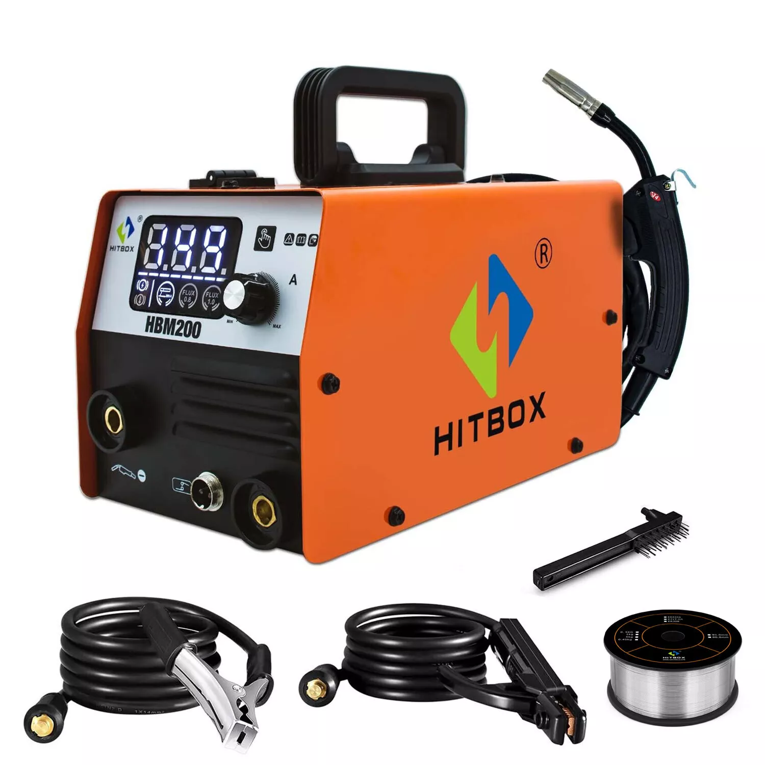 HITBOX 110V 3IN1 Portable MIG Welder ARC LIFT TIG MIG Gasless Welding ...