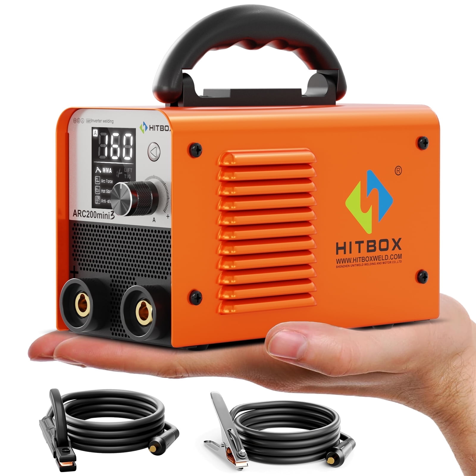 HITBOX 160A Stick Welder, 2 in 1 Lift TIG MMA ARC Welder Machine, 110V ...