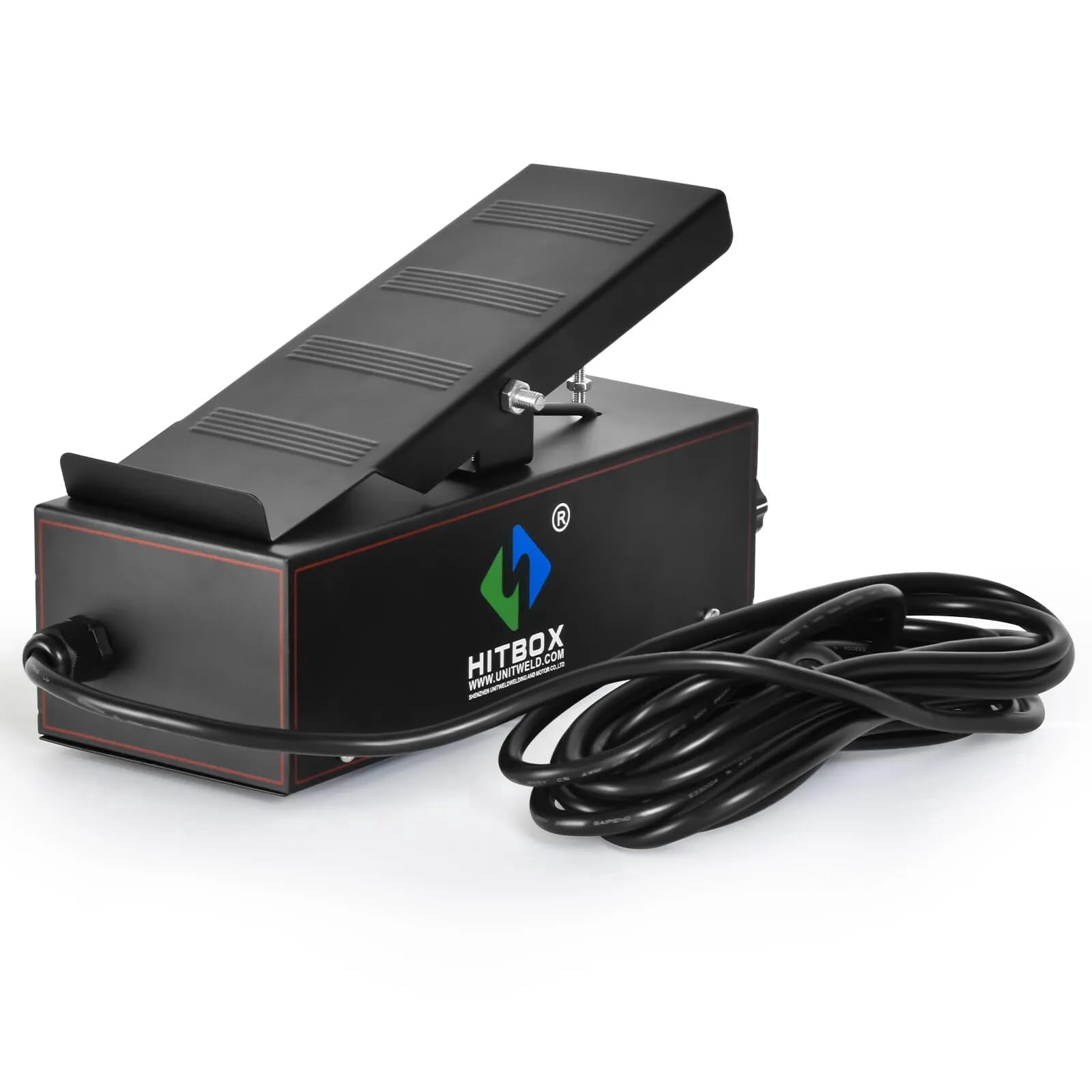 HITBOX TIG Welder Foot Pedal, 5-Pin 10ft Remote Amperage Control ...