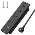 HITRENDS Desk Power Strip Recessed Power Outlet, 6ft Extension Cord ...