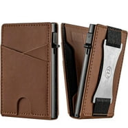 DEFNES Men Genuine Leather RFID Anti-scanning Anti-Theft Zipper Wallet ...