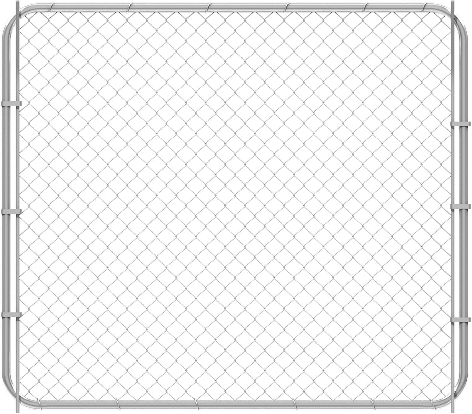 HITTITE Adjustable Chain Link Gate Kit, Anti-Rust Outdoor Garden Fence ...