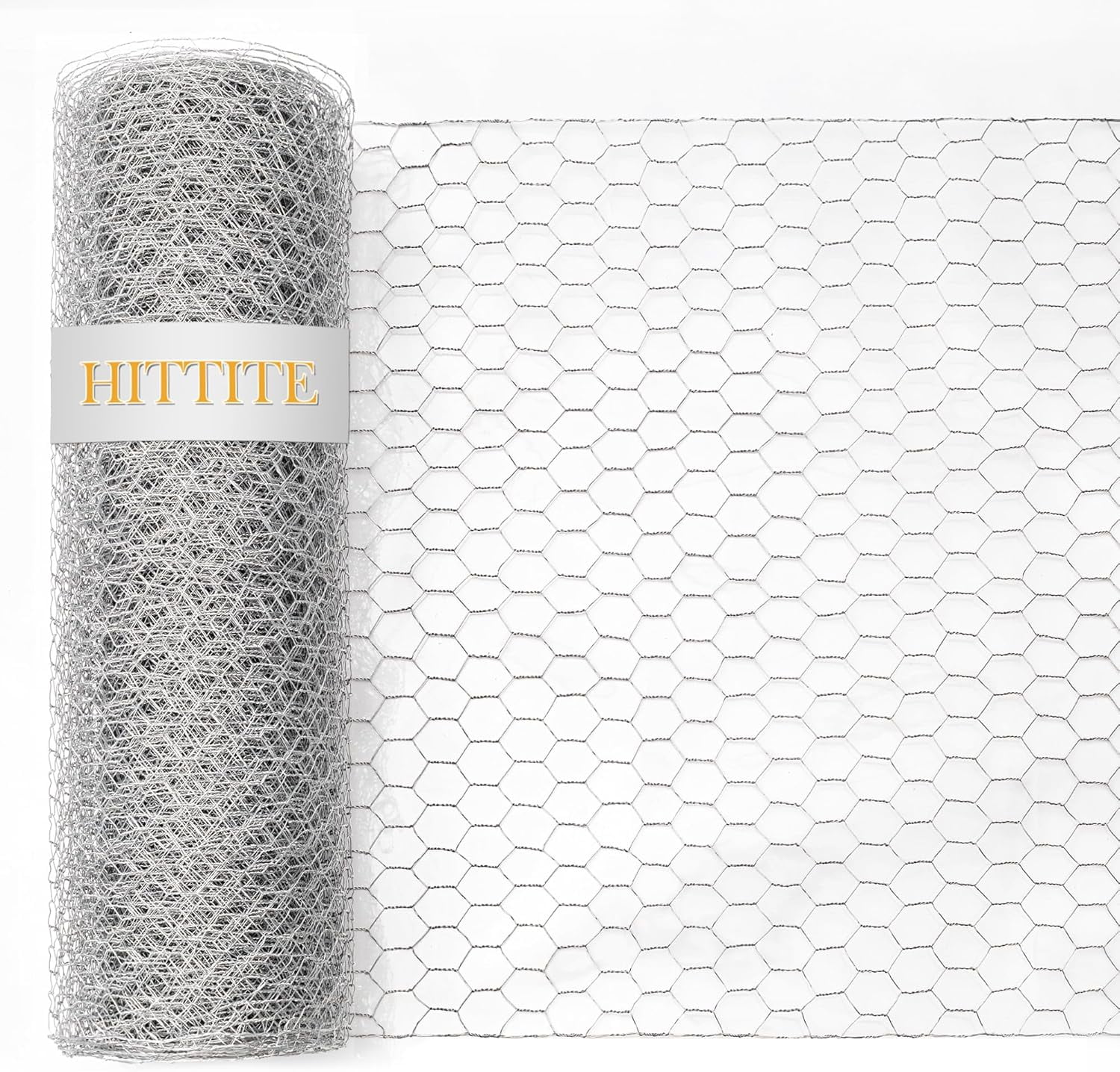HITTITE Chicken Wire Fencing Mesh, Anti-Rust Floral Chicken Wire Roll ...