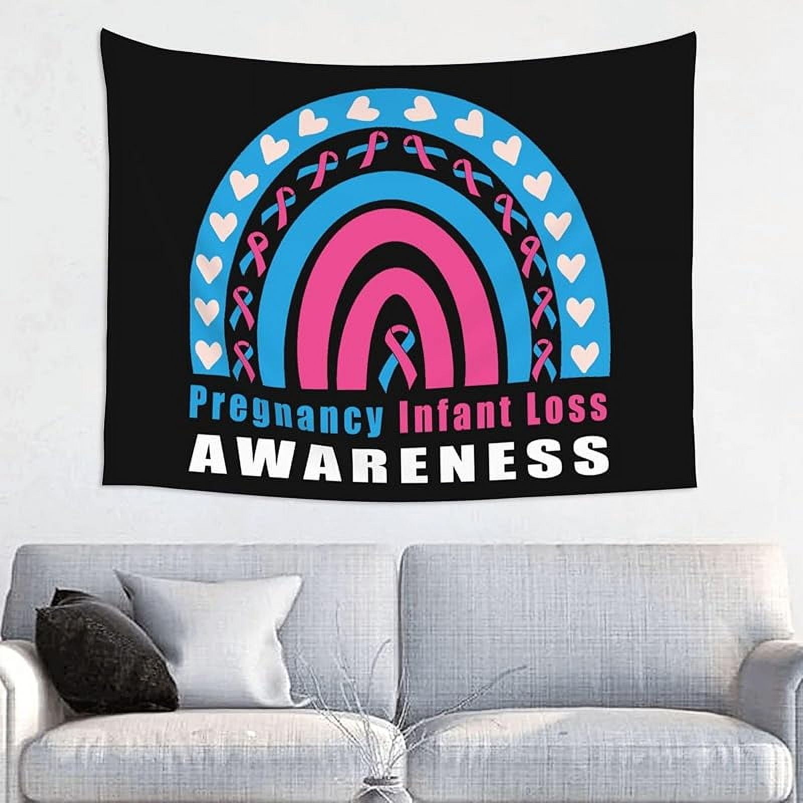 HIV AIDS Awareness Red Rainbow Hearts Tapestry Poster 29x37 inches Home ...