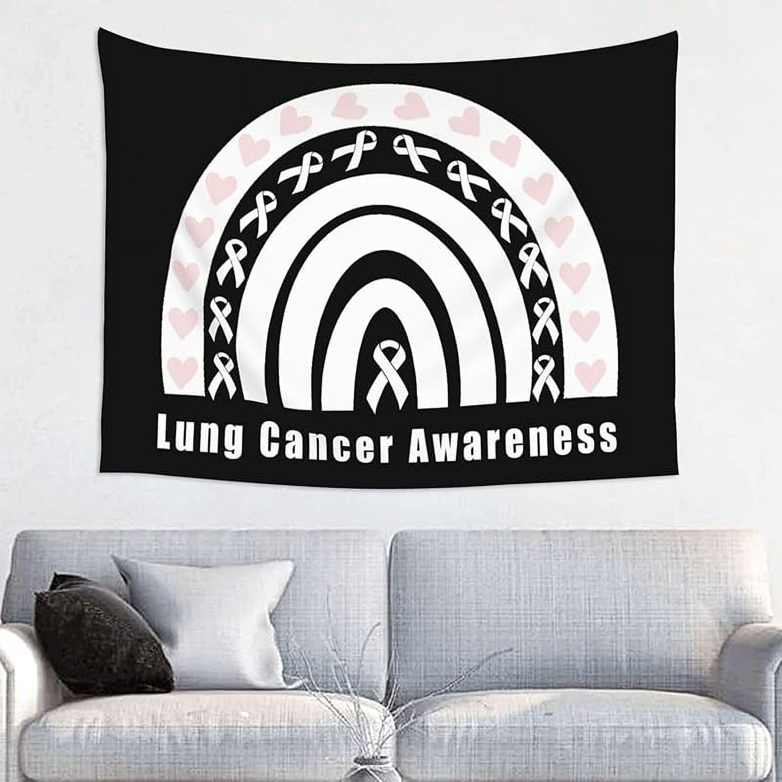 HIV AIDS Awareness Red Rainbow Hearts Tapestry Poster 29x37 inches Home ...