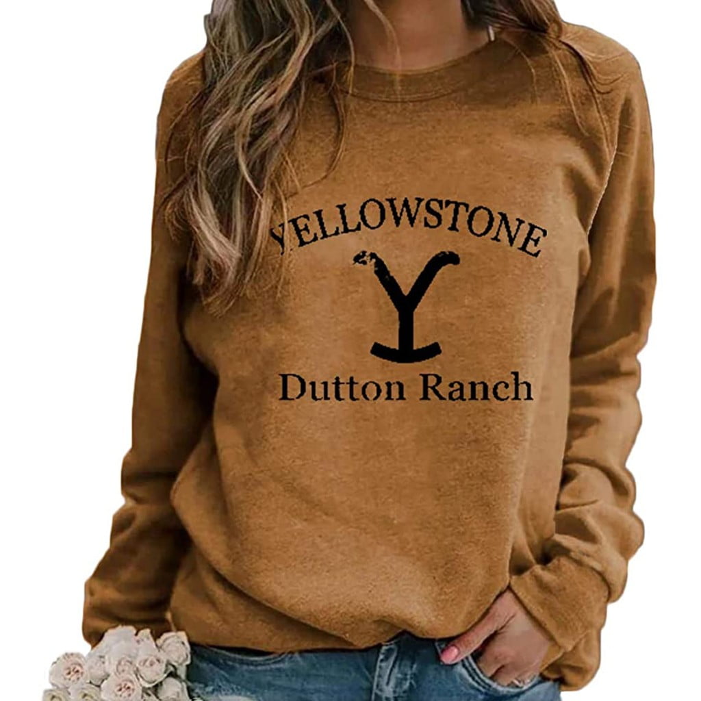 HIXOWIA Yellowstone Dutton Ranch Sweatshirt, Yellowstone Merchandise ...