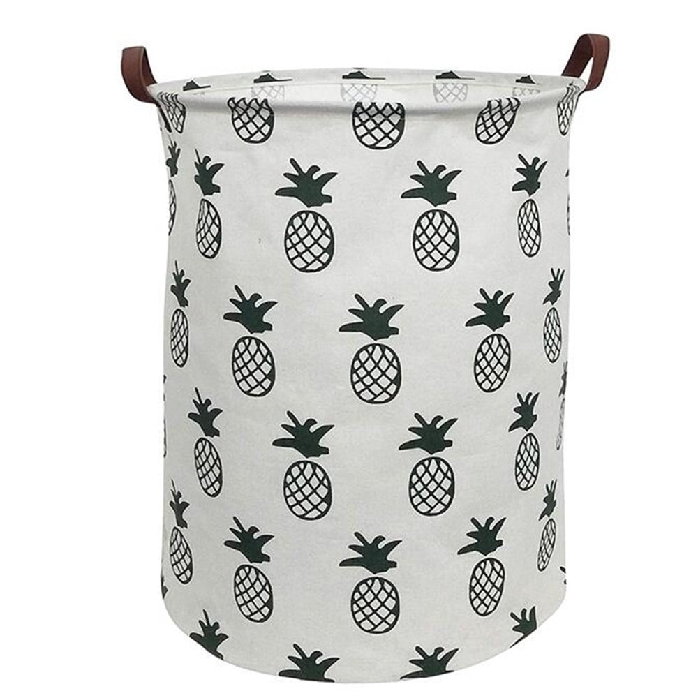 Collapsible Round Storage Bin / Large Storage Basket / Clothes Laundry ...