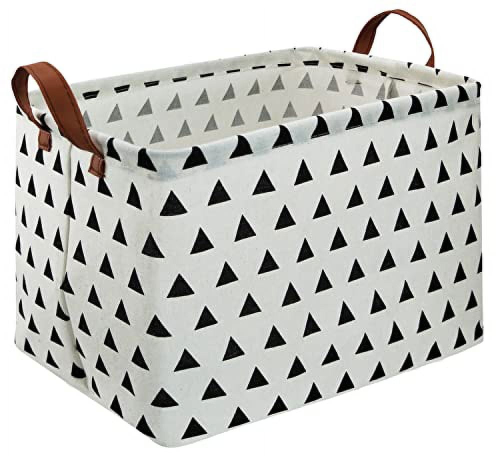 HIYAGON Rectangular Storage Box Basket for Baby, Kids or Pets - Fabric ...