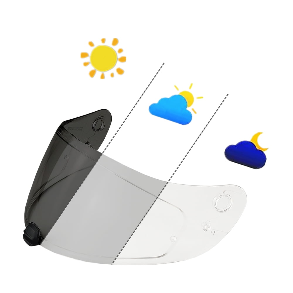 HJ20M Face Shield Visor UV Resistance for HJC C70 FG-17 FG-ST IS-17 ...