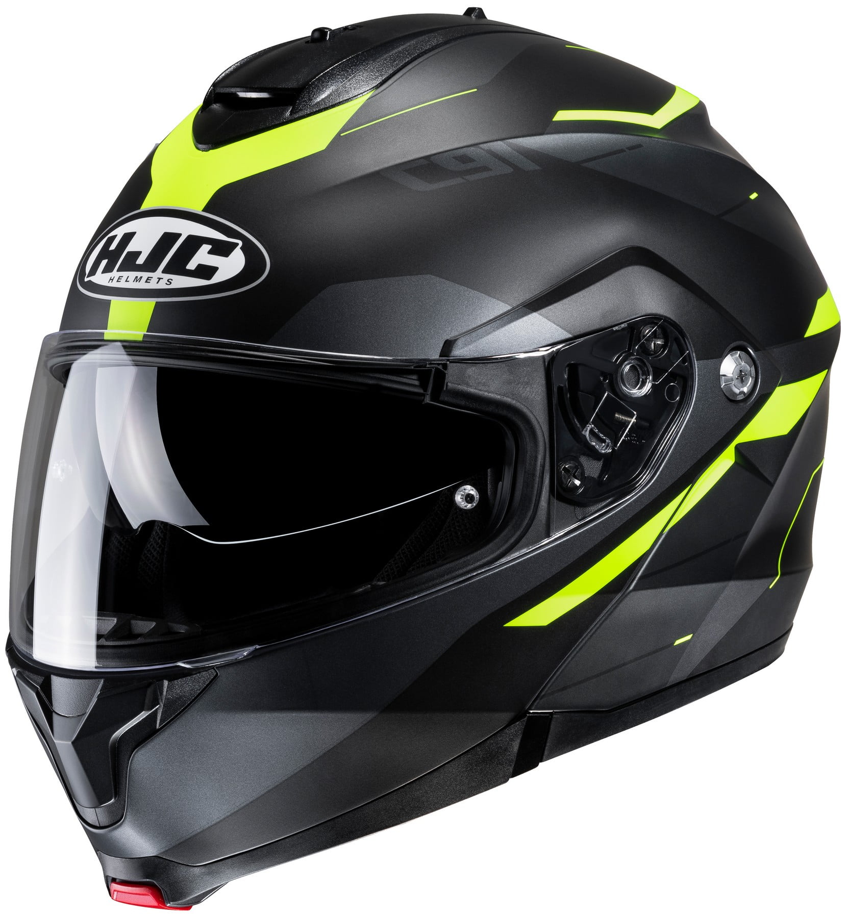 HJC C91 Karan Modular Motorcycle Helmet Hi-Vis MD - Walmart.com
