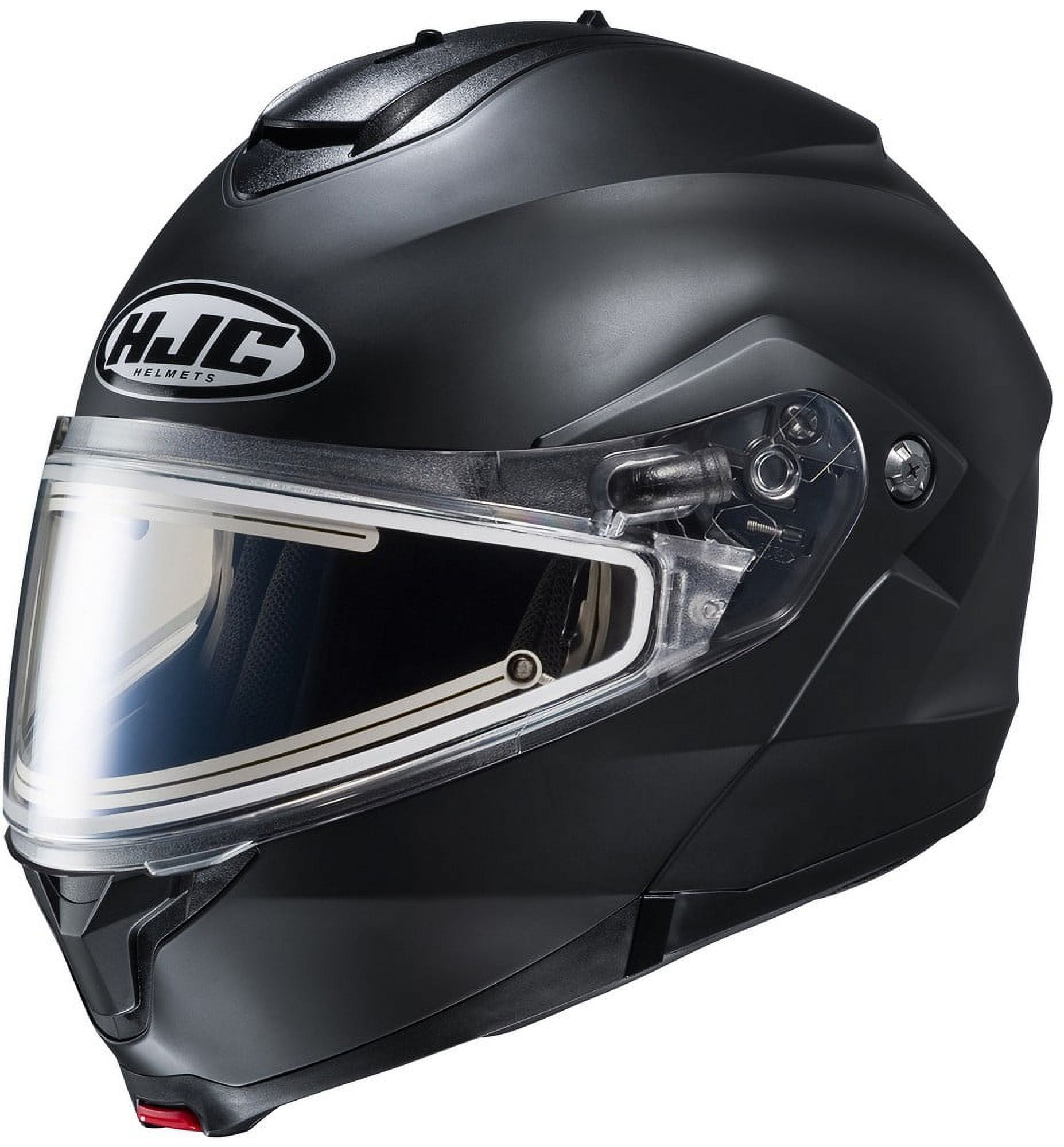 HJC C91 Modular Snow Helmet w/Electric Heated Shield Semi Flat Black XS ...